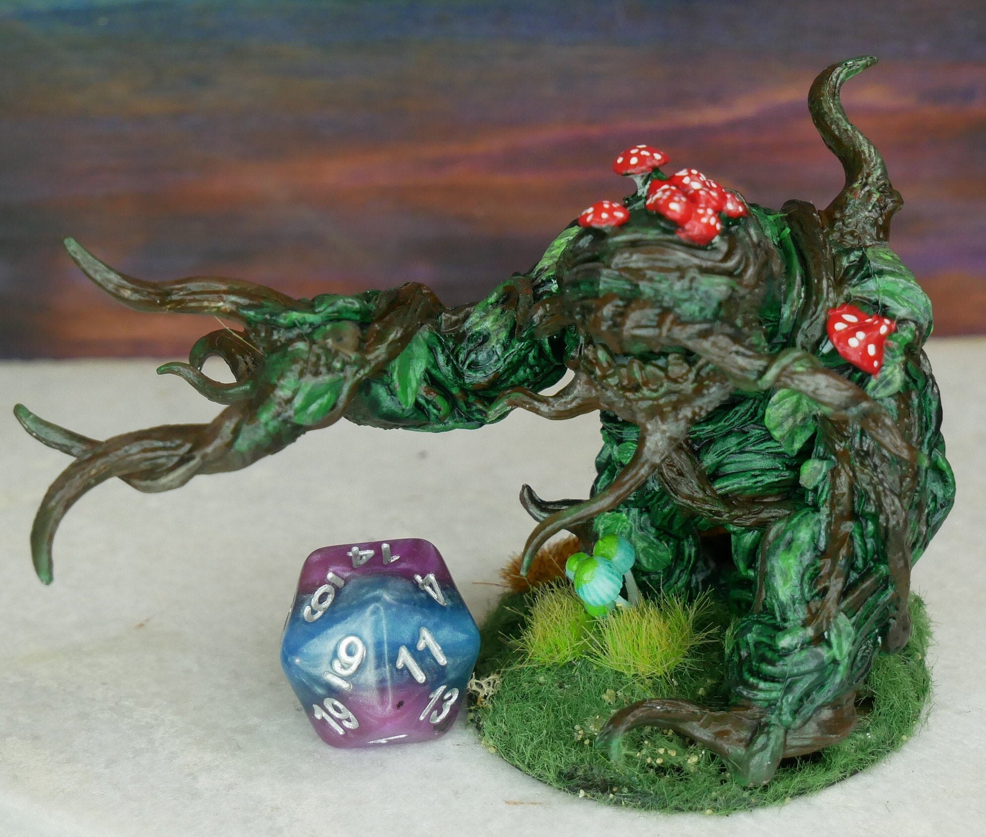 Custom-painted Ravenous Shambling Mound Miniature | TTRPG | Mini | DND ...