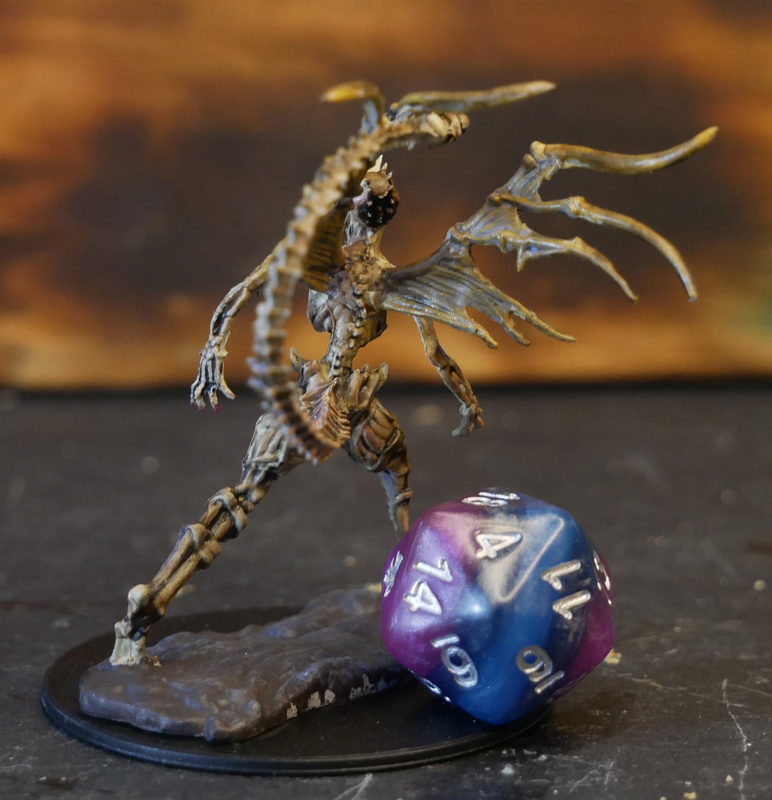 Hand painted Malicious Bone Devil Miniature | TTRPG | Mini | DND | RPG ...