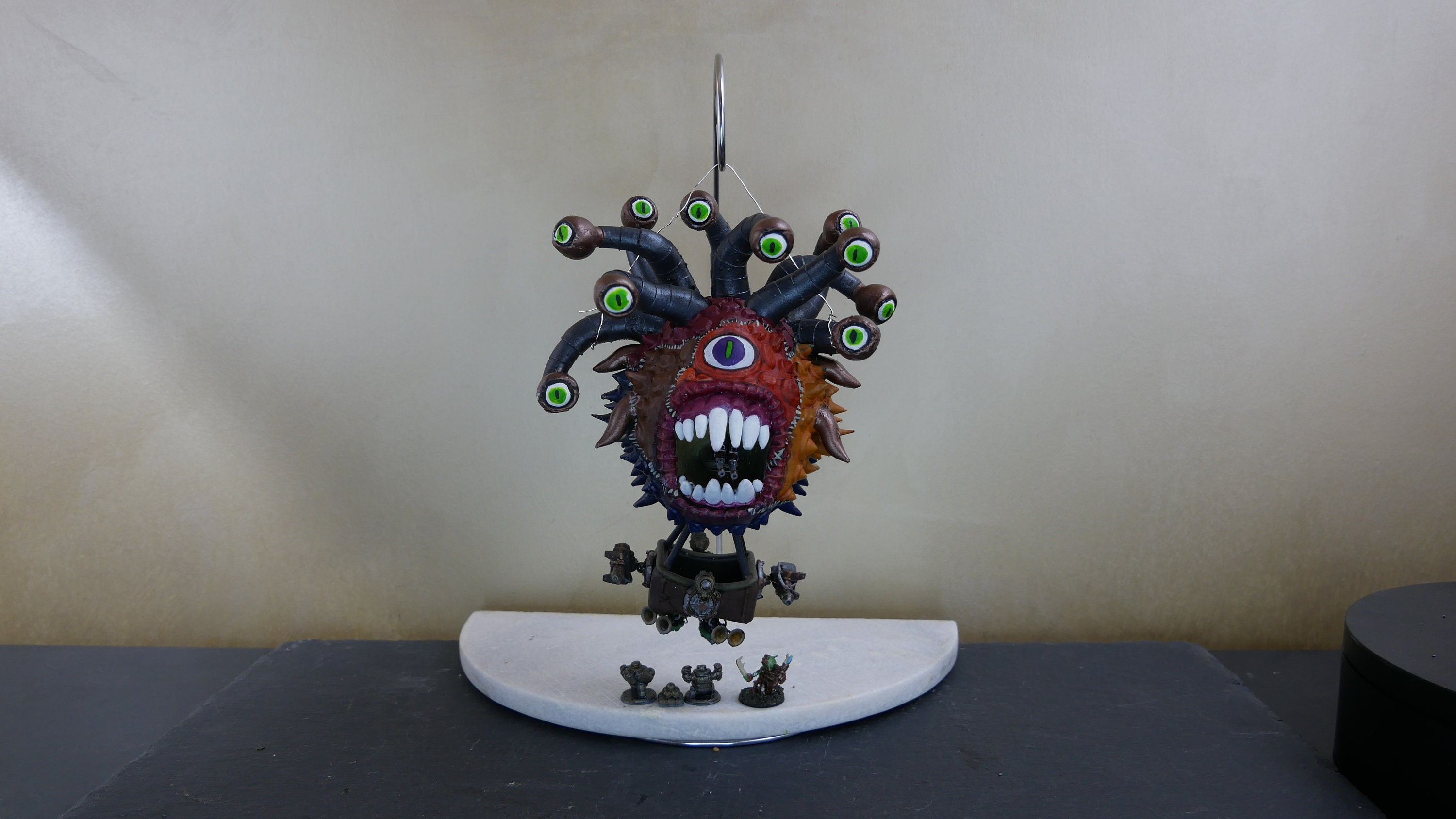 Custom painted *Commission* Beholder Balloon with Goblin Bomber | TTRPG ...