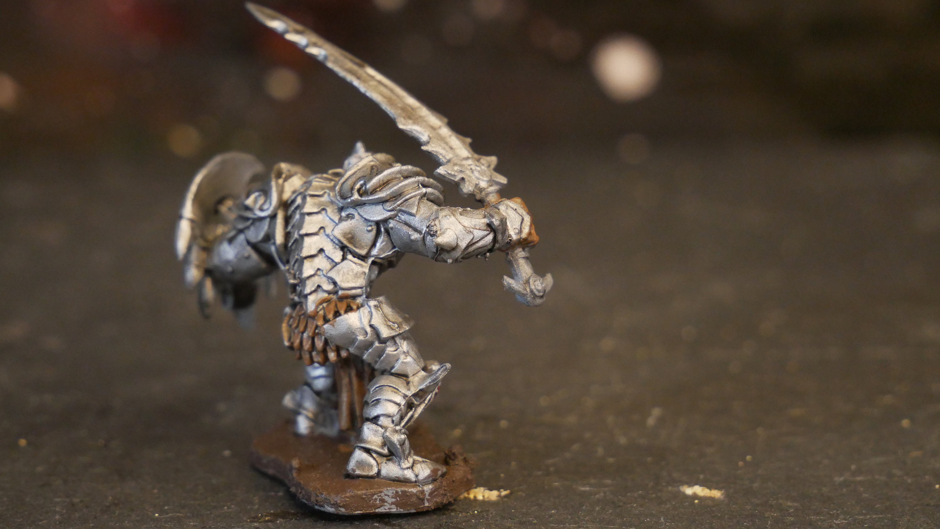 Custom-painted Deadly Dark Warrior Miniature | TTRPG | Mini | DND | RPG ...