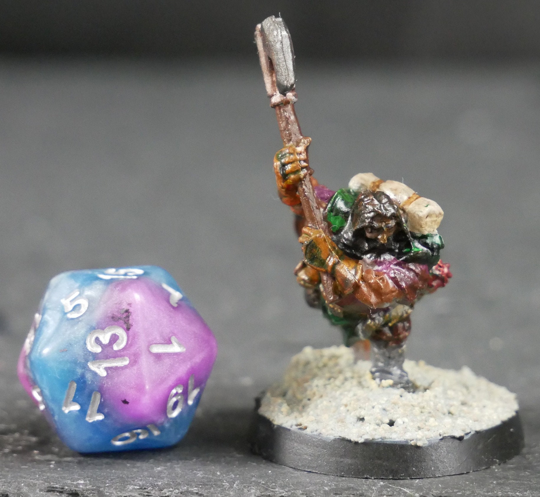 Custom-painted Ranger Dwarf Miniature | TTRPG | Mini | DND | RPG ...