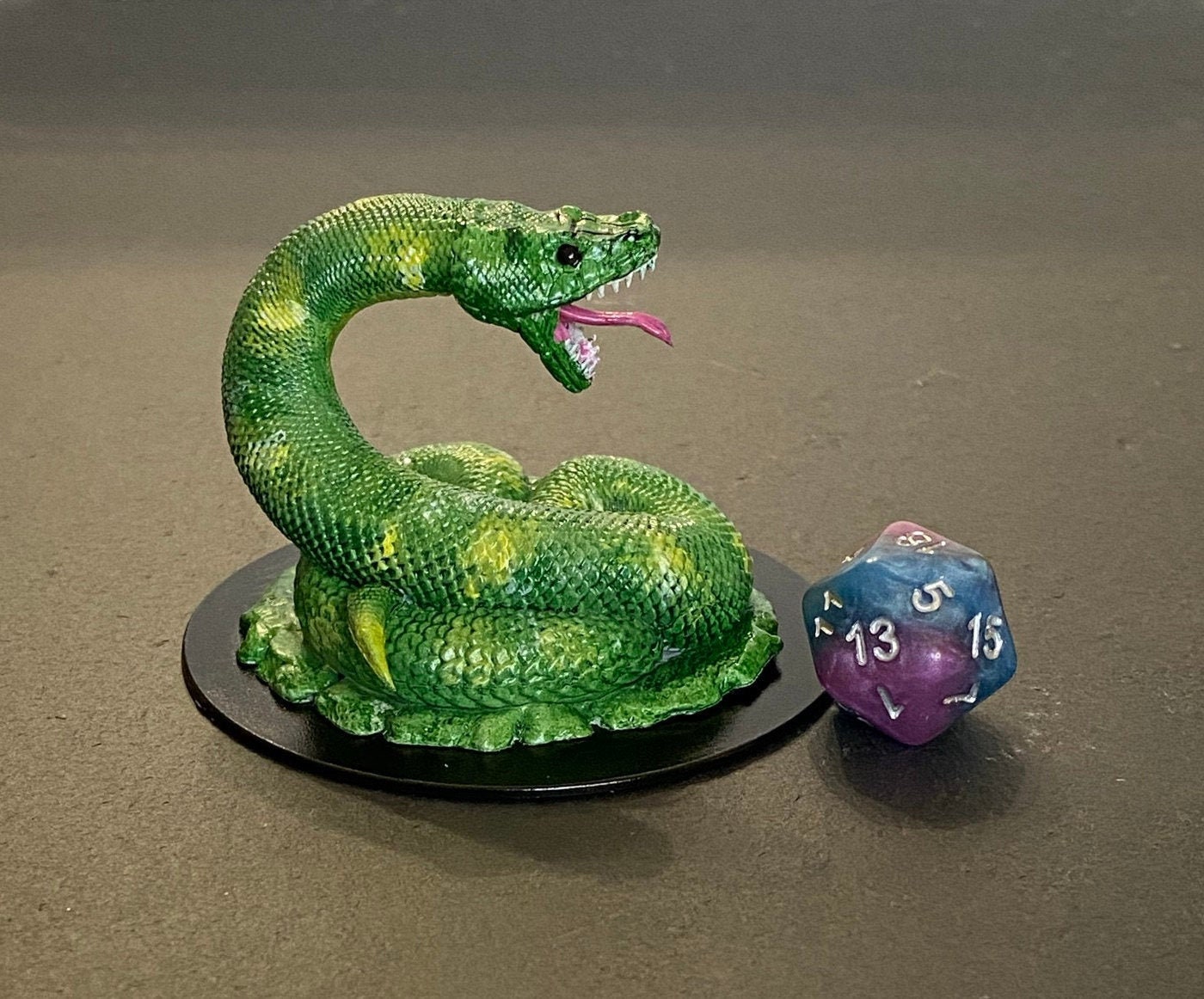 Custom-painted breath-taking giant snake - constrictor Miniature ...