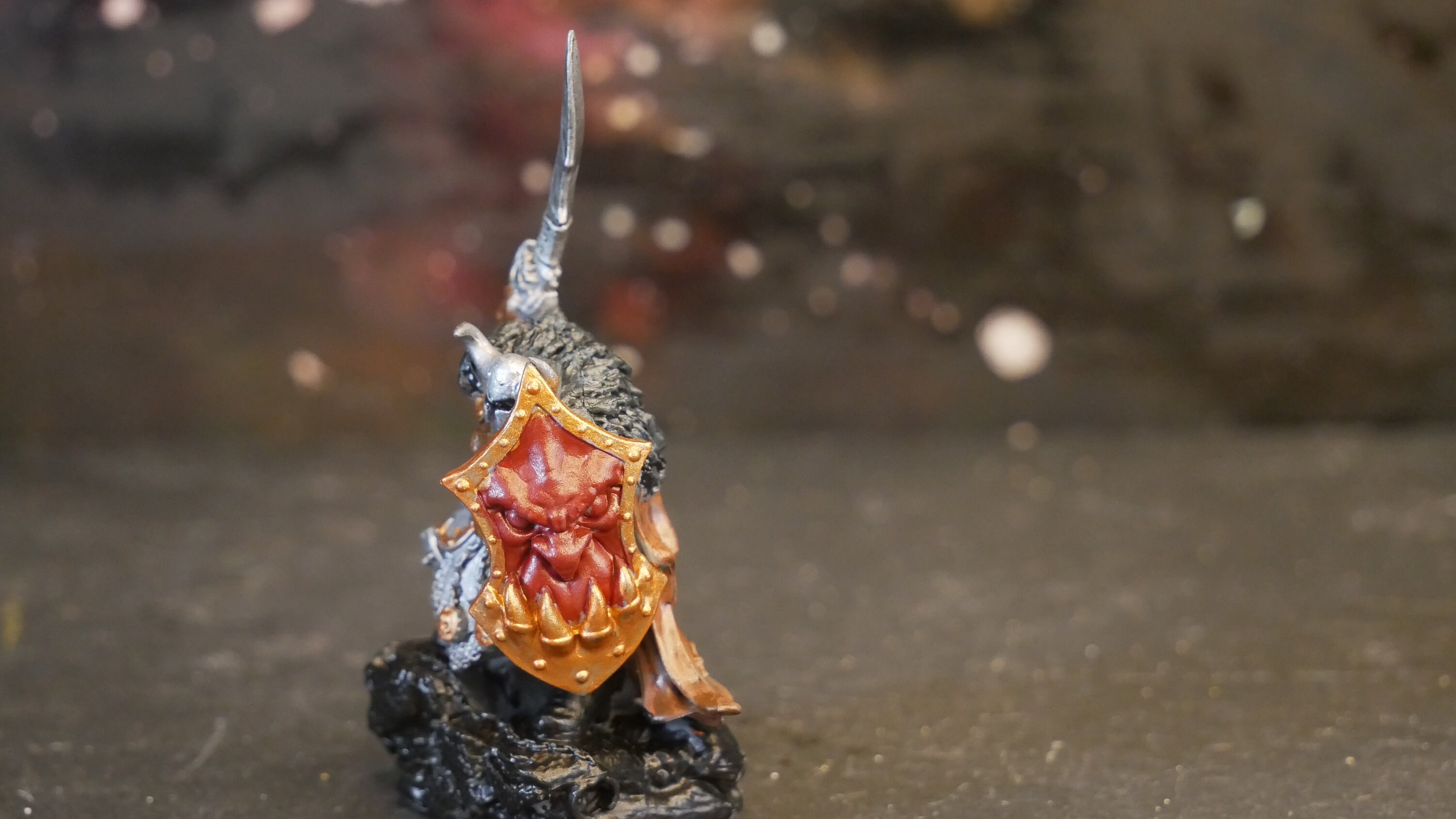 Custom-painted Deadly Dark Warrior Miniature | TTRPG | Mini | DND | RPG ...