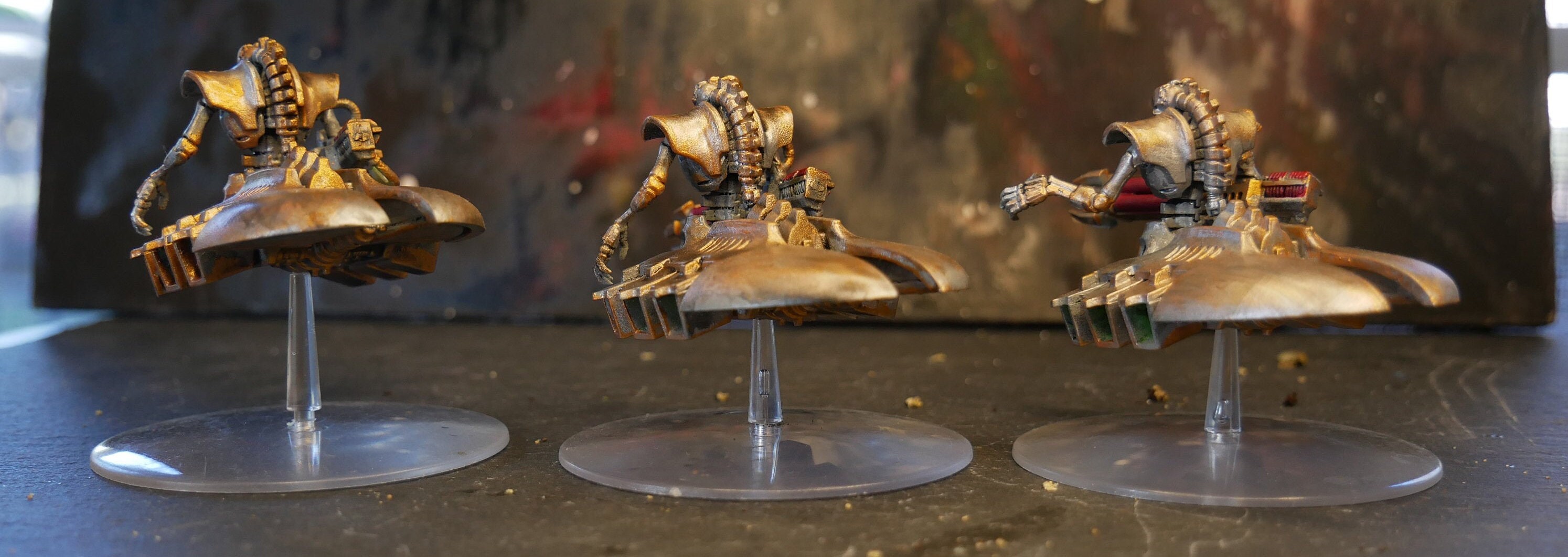 Hand Painted Necron Destroyers Unit Miniature | Wargaming | Mini ...