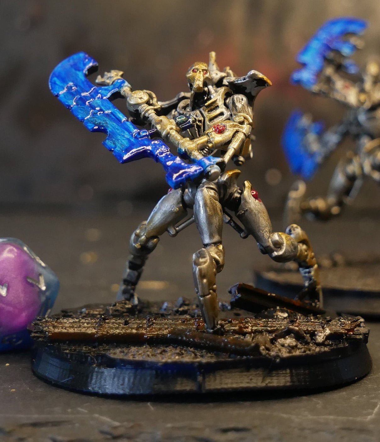 Custom-painted Skorpehk Destroyers custom basing Miniature | Wargaming ...