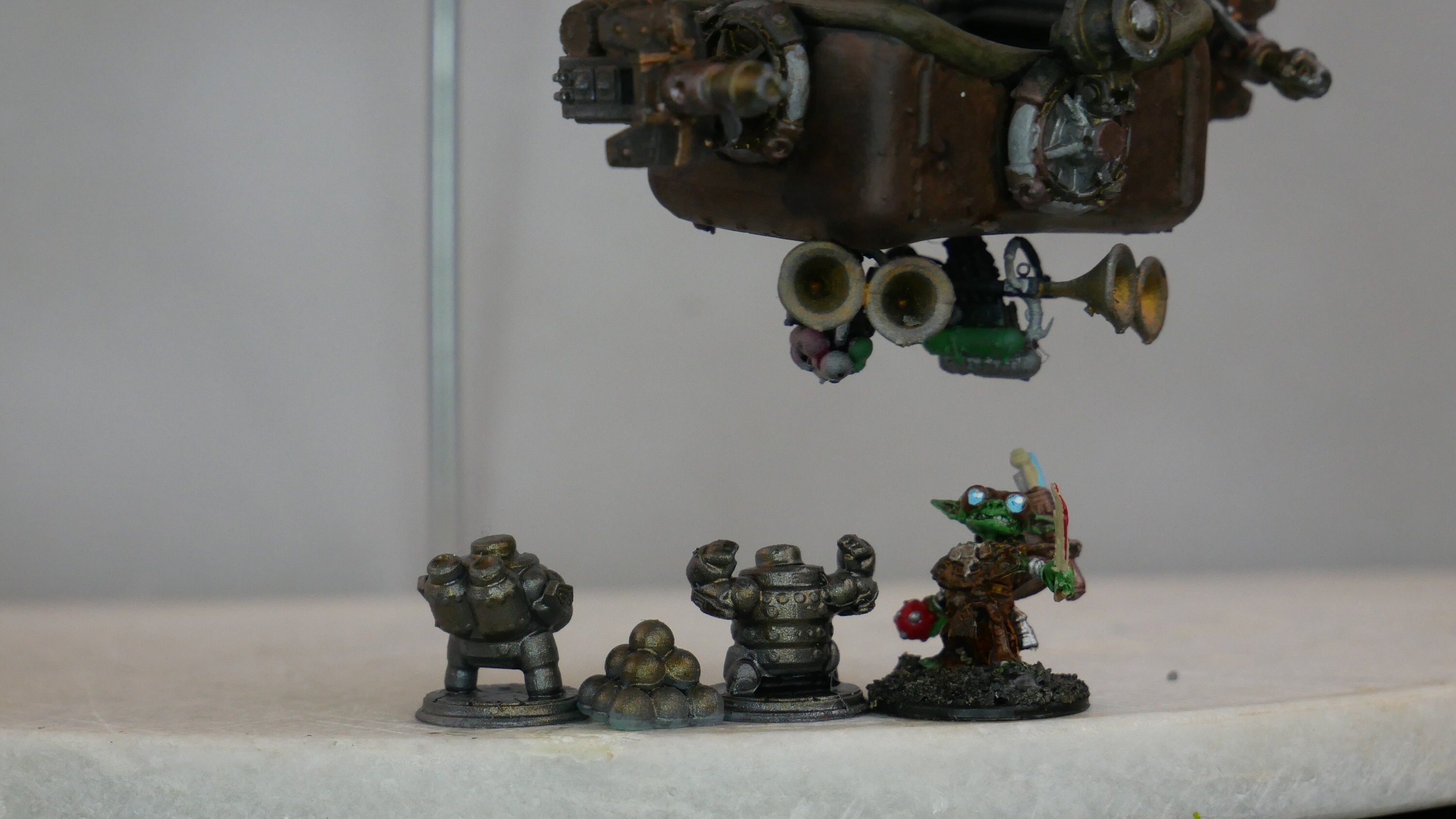 Custom painted *Commission* Beholder Balloon with Goblin Bomber | TTRPG ...