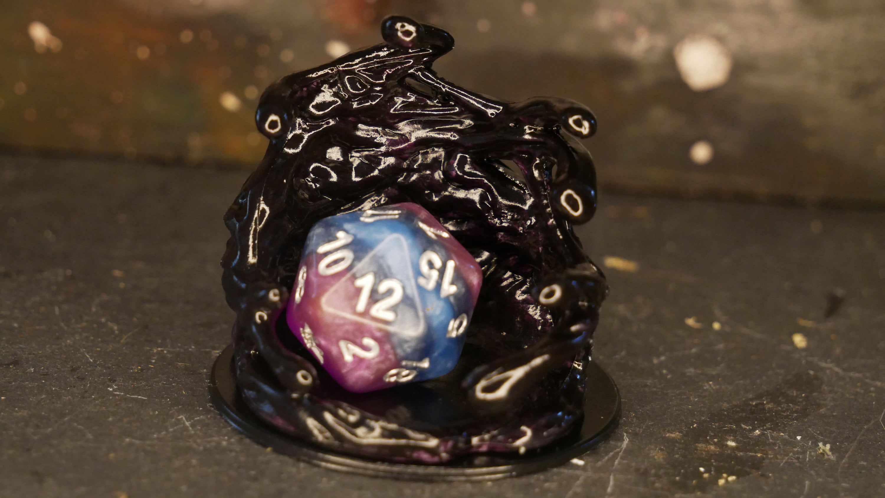 Hand-painted medium Black Pudding Miniature | TTRPG | Mini | DND | RPG ...