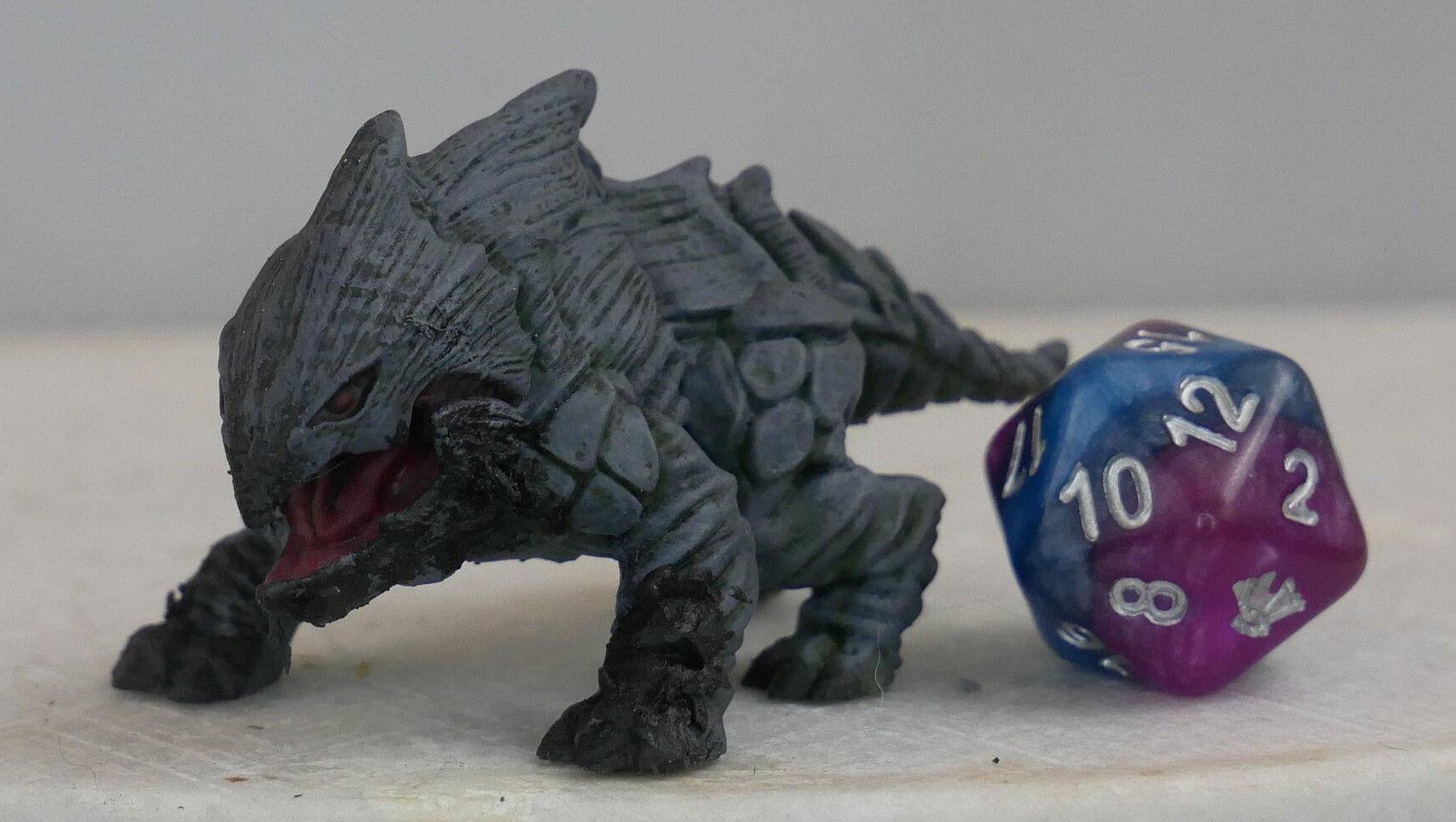 Hand painted Deadly Bulette (Landshark) miniature | TTRPG | RPG DND ...