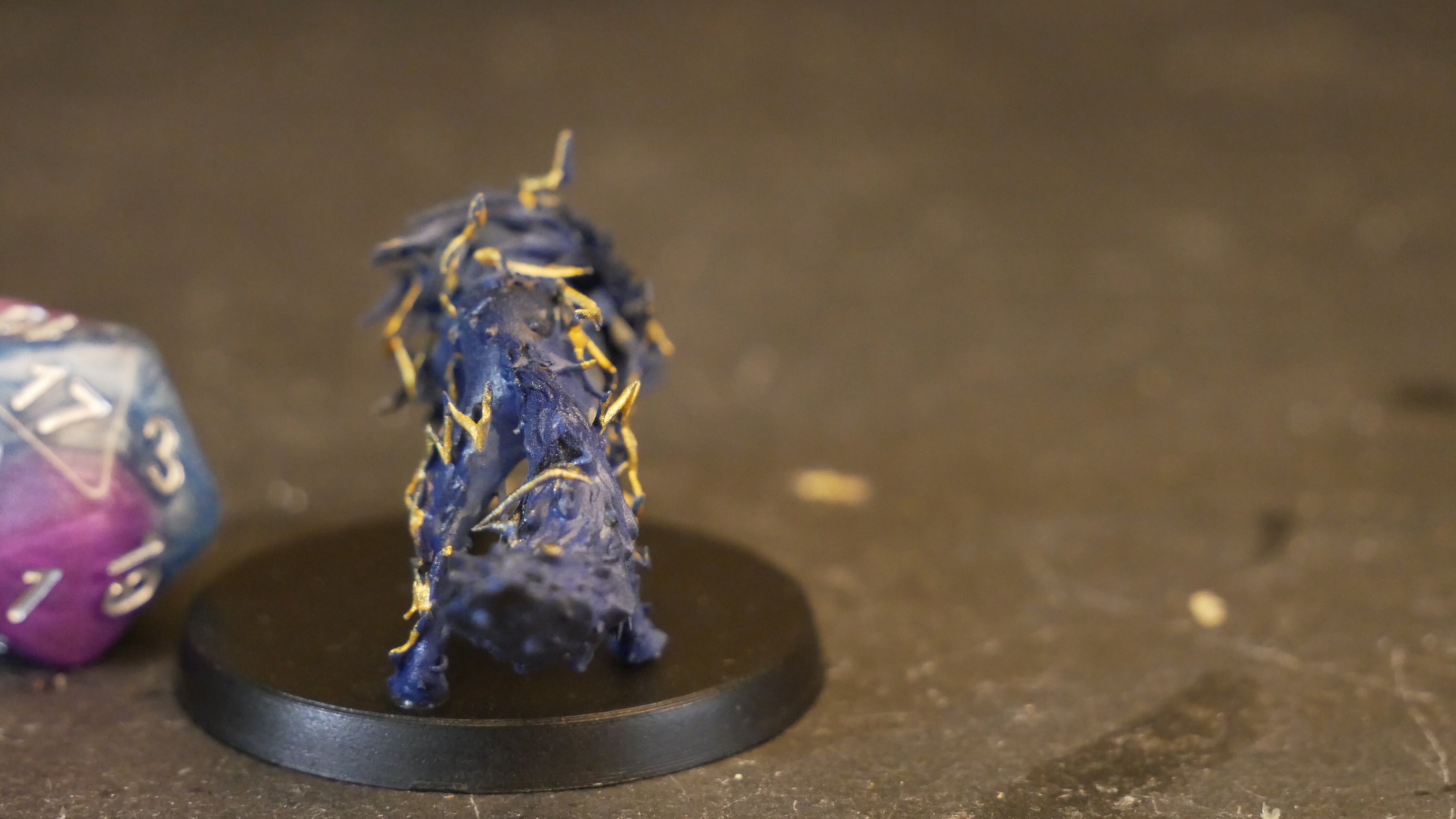 Hand-painted Raijū Lightning Wolf Miniature | TTRPG | DND | RPG ...