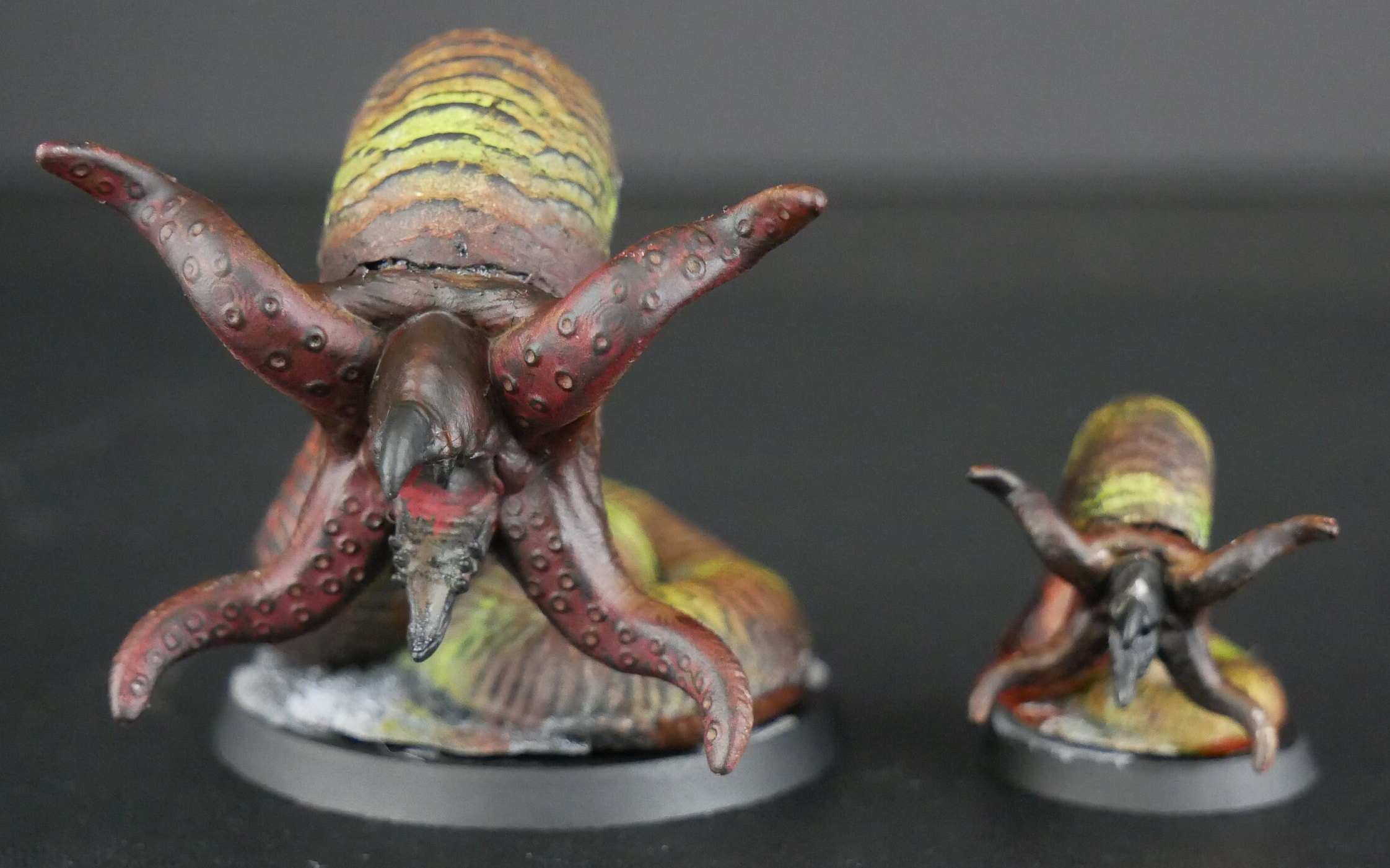Hand painted Stealthy Grick Alpha and Grick miniatures (2) | TTRPG ...