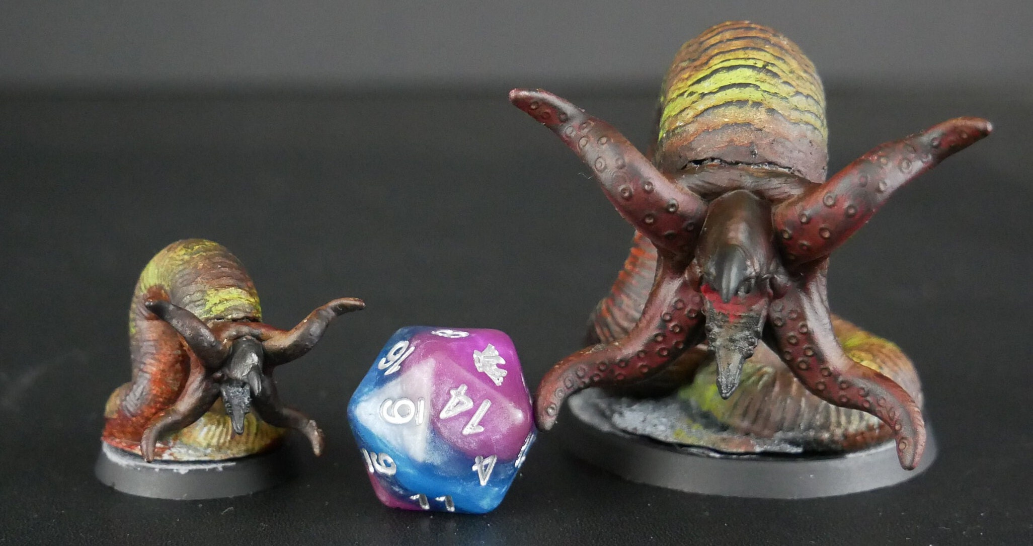 Hand painted Stealthy Grick Alpha and Grick miniatures (2) | TTRPG ...