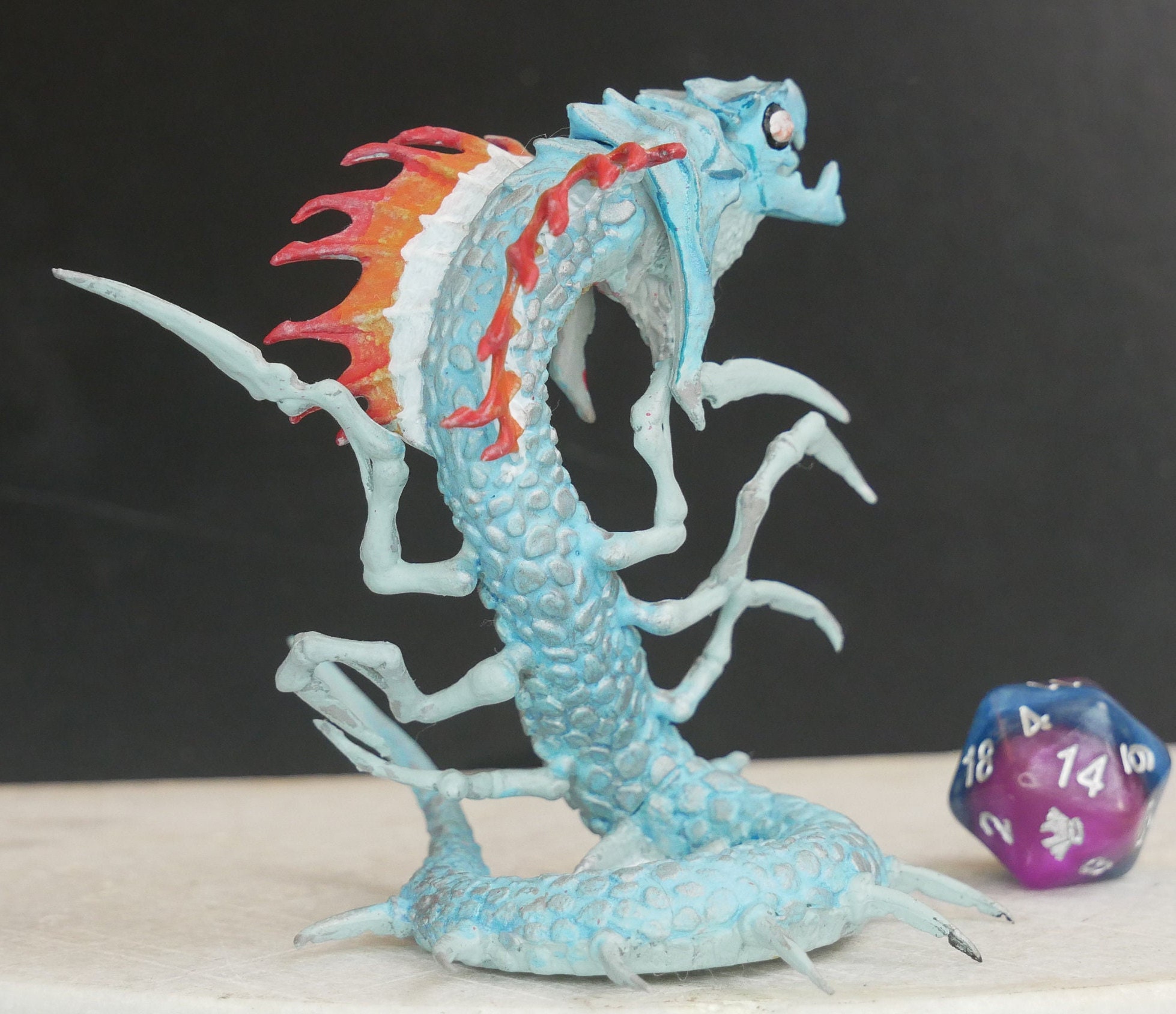 Hand Painted Remorhaz miniature | DND | TTRG | RPG — Hawksmoor's Menagerie