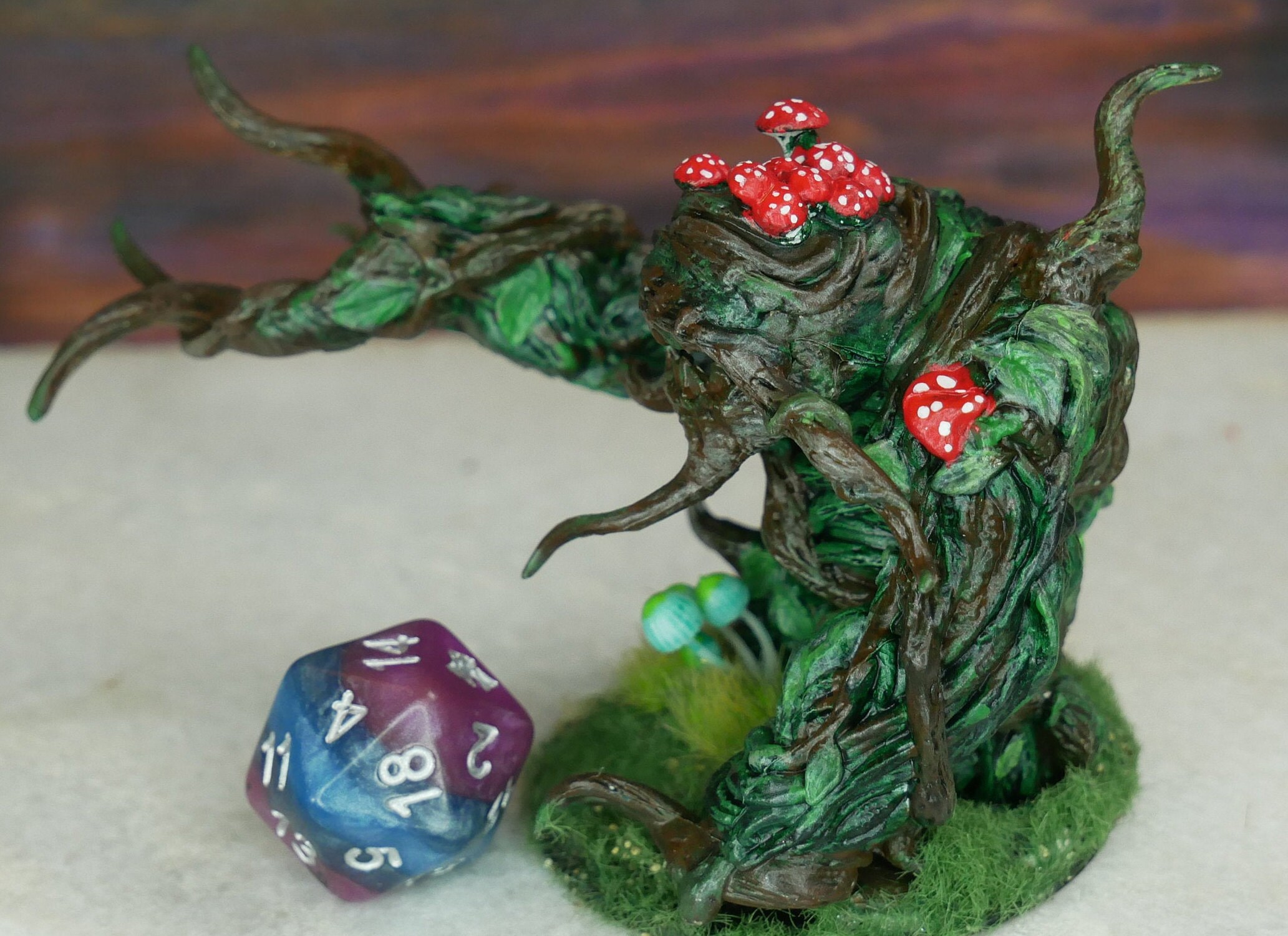 Custom-painted Ravenous Shambling Mound Miniature | TTRPG | Mini | DND ...