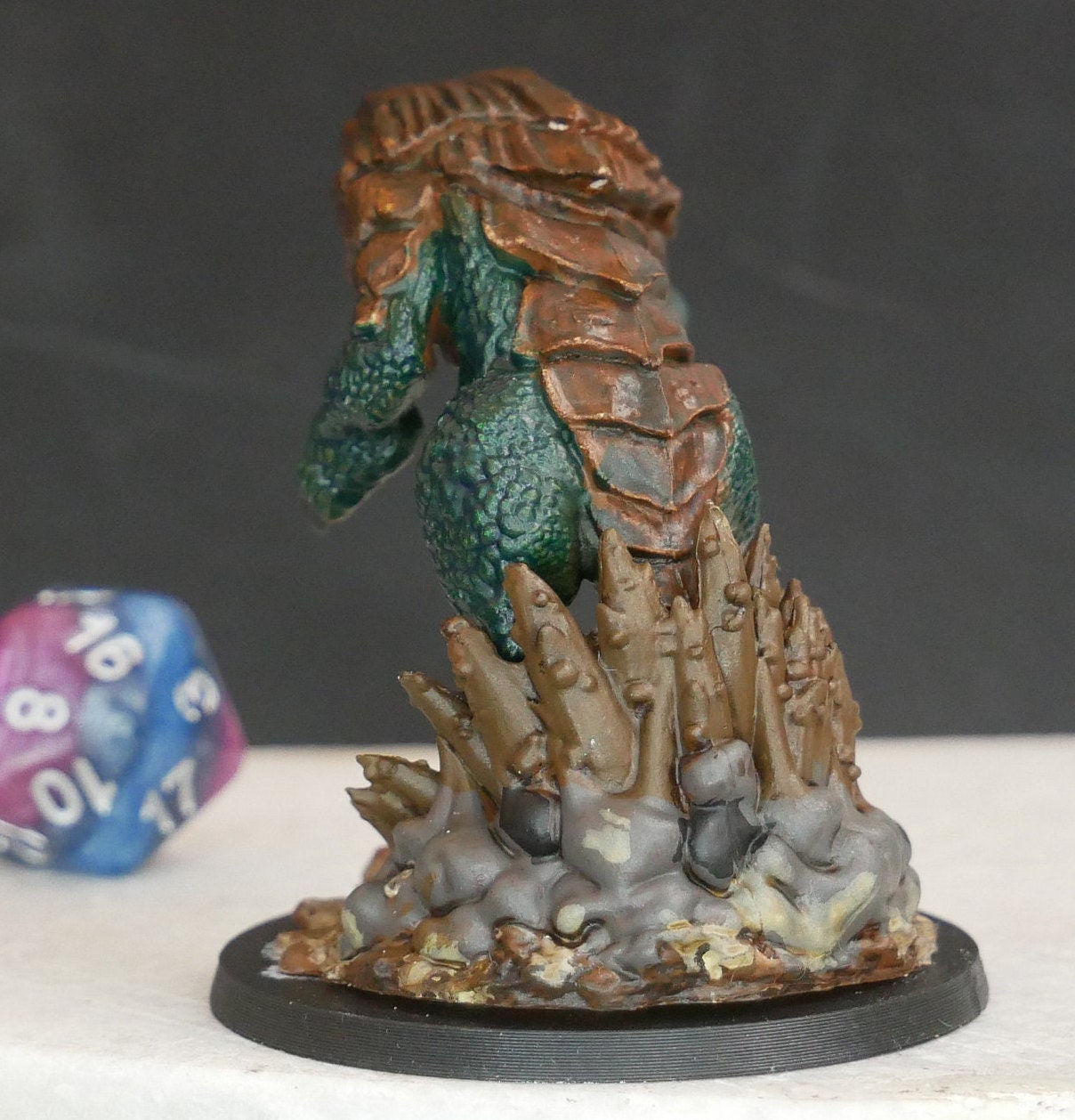 Custom-painted Relentless Bulette Miniature | TTRPG | Mini | DND | RPG ...