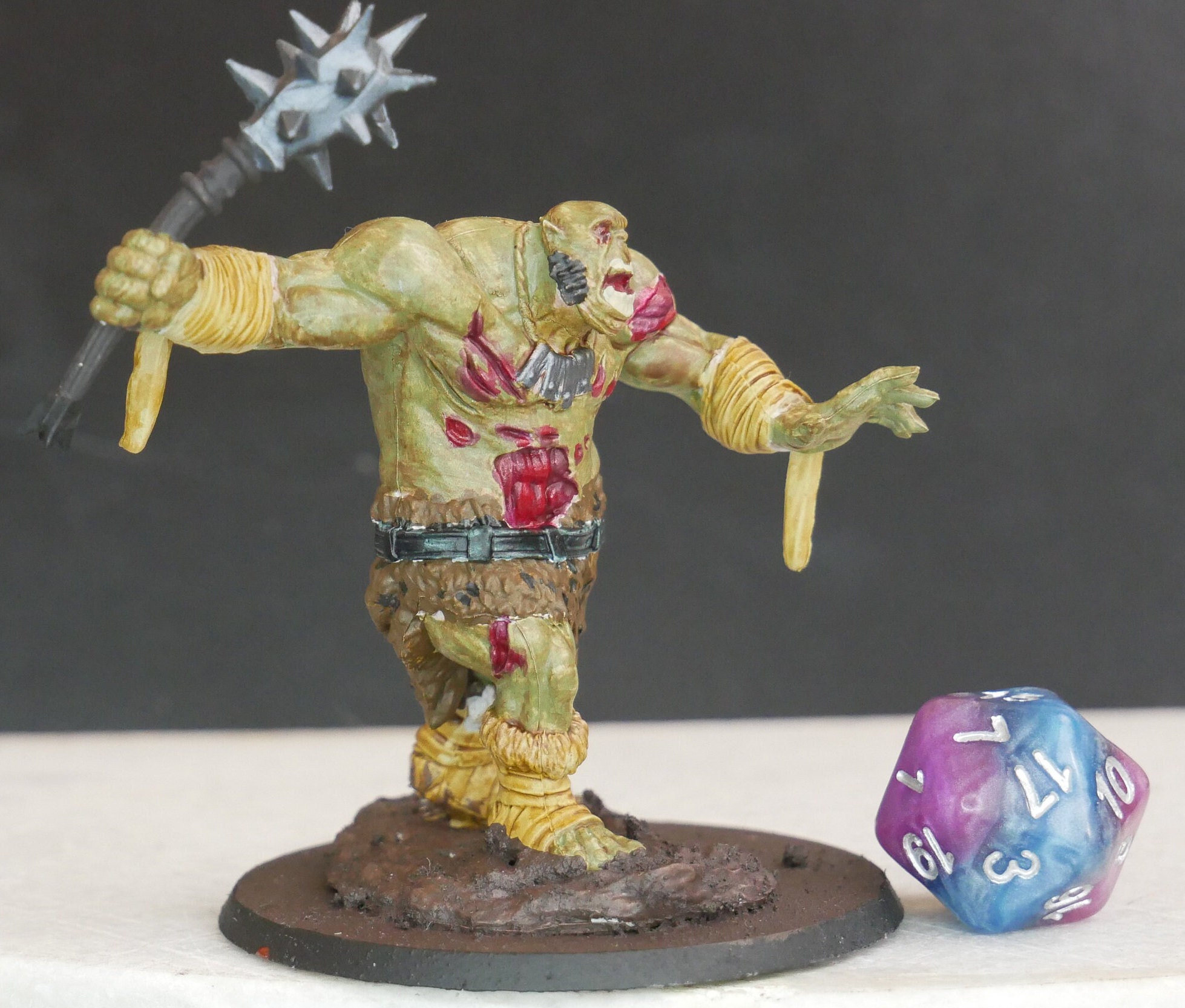 Hand painted Ogre Zombie miniature | TTRPG | RPG | DND — Hawksmoor's ...