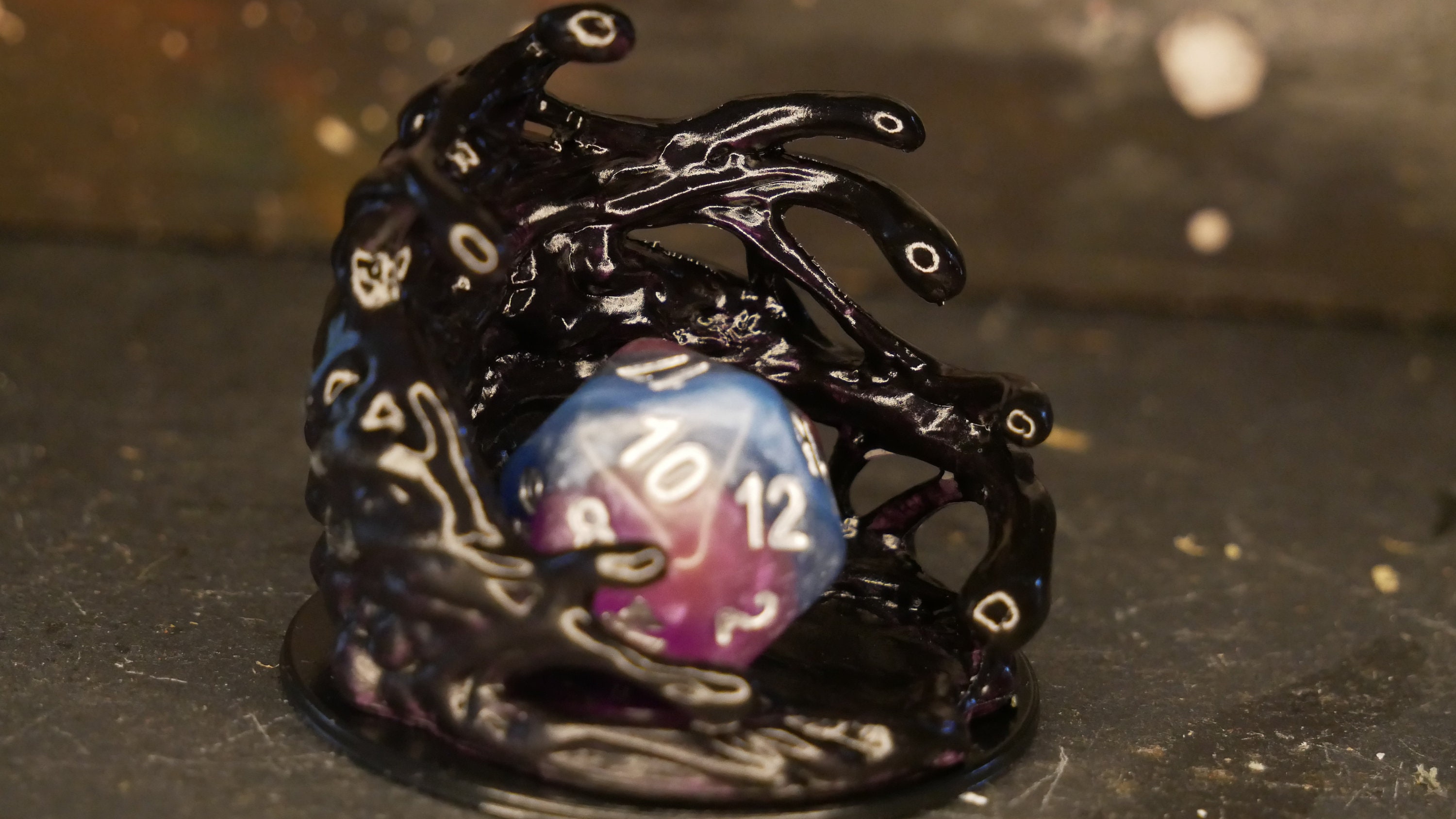 Hand-painted medium Black Pudding Miniature | TTRPG | Mini | DND | RPG ...