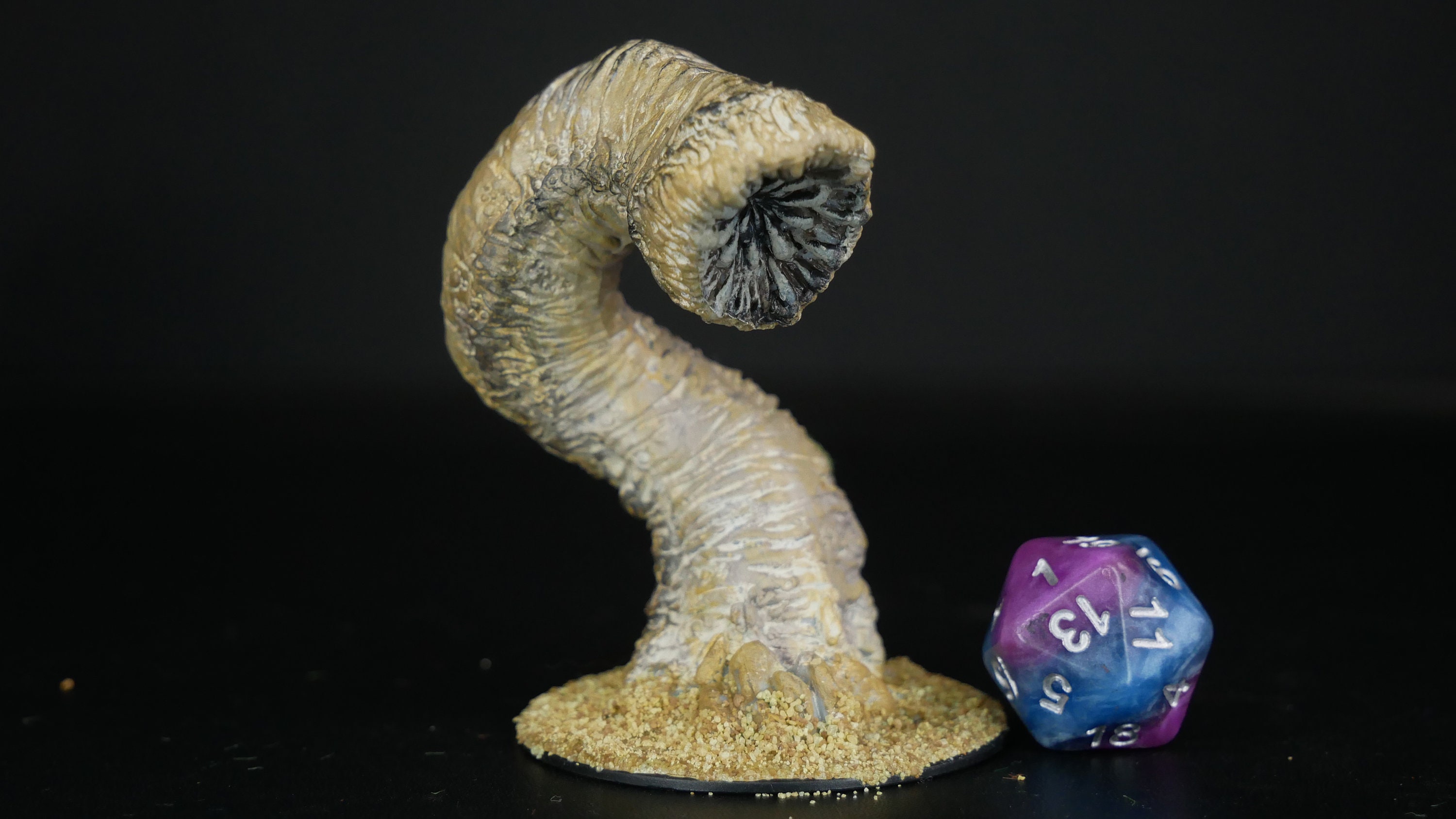 Hand painted Giant Leech Worm miniature | TTRPG | RPG | DND — Hawksmoor ...