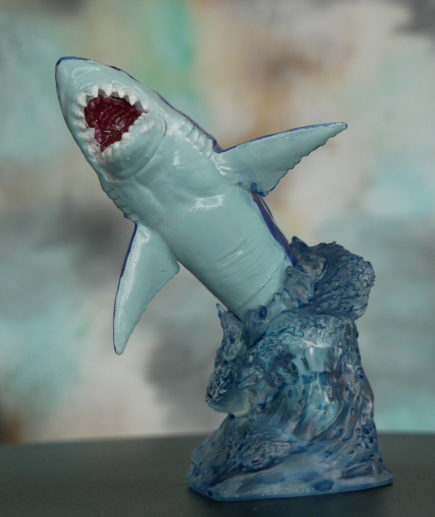 Hand Painted Voracious Large Shark miniature | TTRPG | Mini | DND | RPG ...
