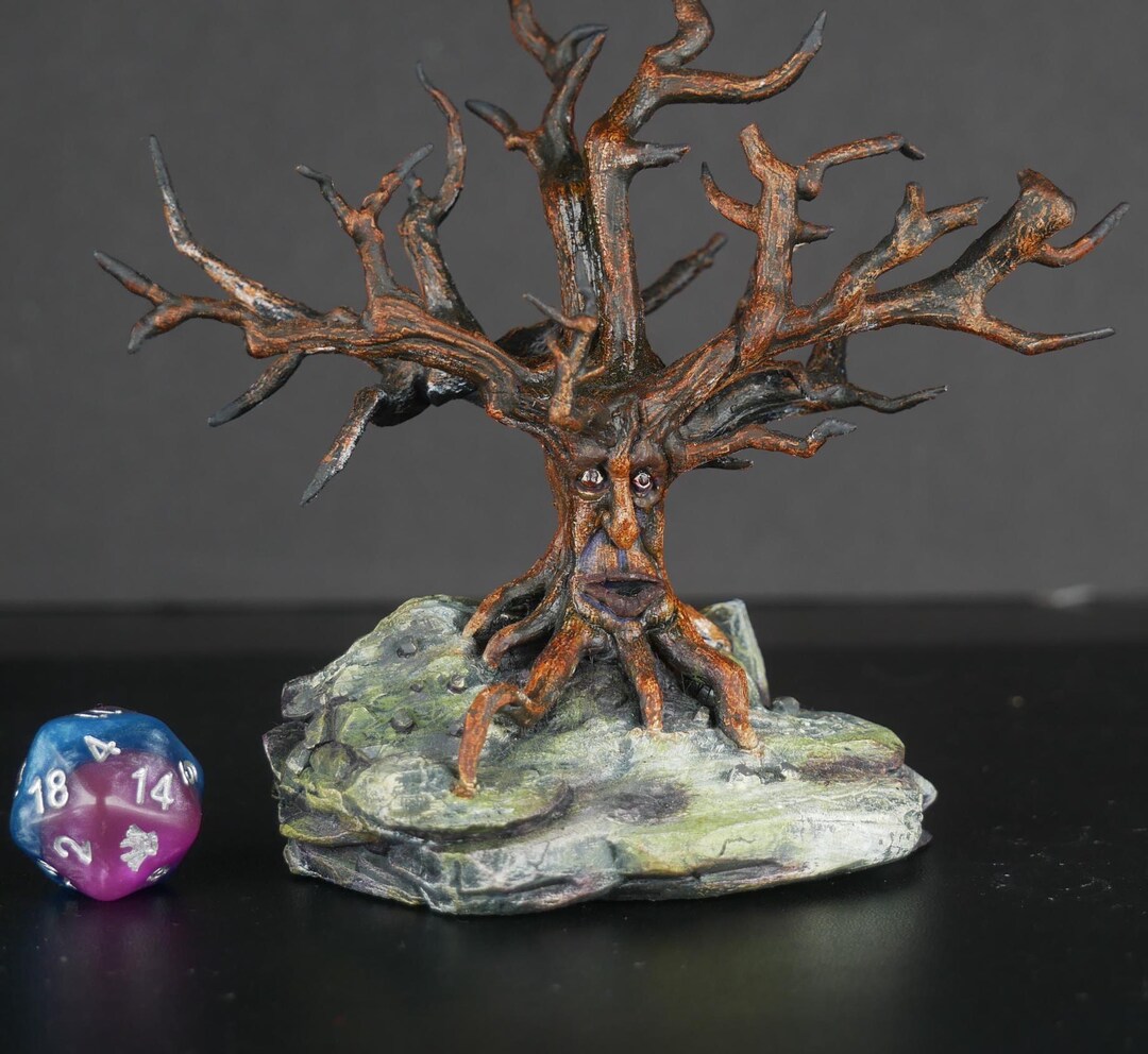 Hand Painted Awakened Tree Miniature | TTRPG | DND | Pathfinder - Etsy