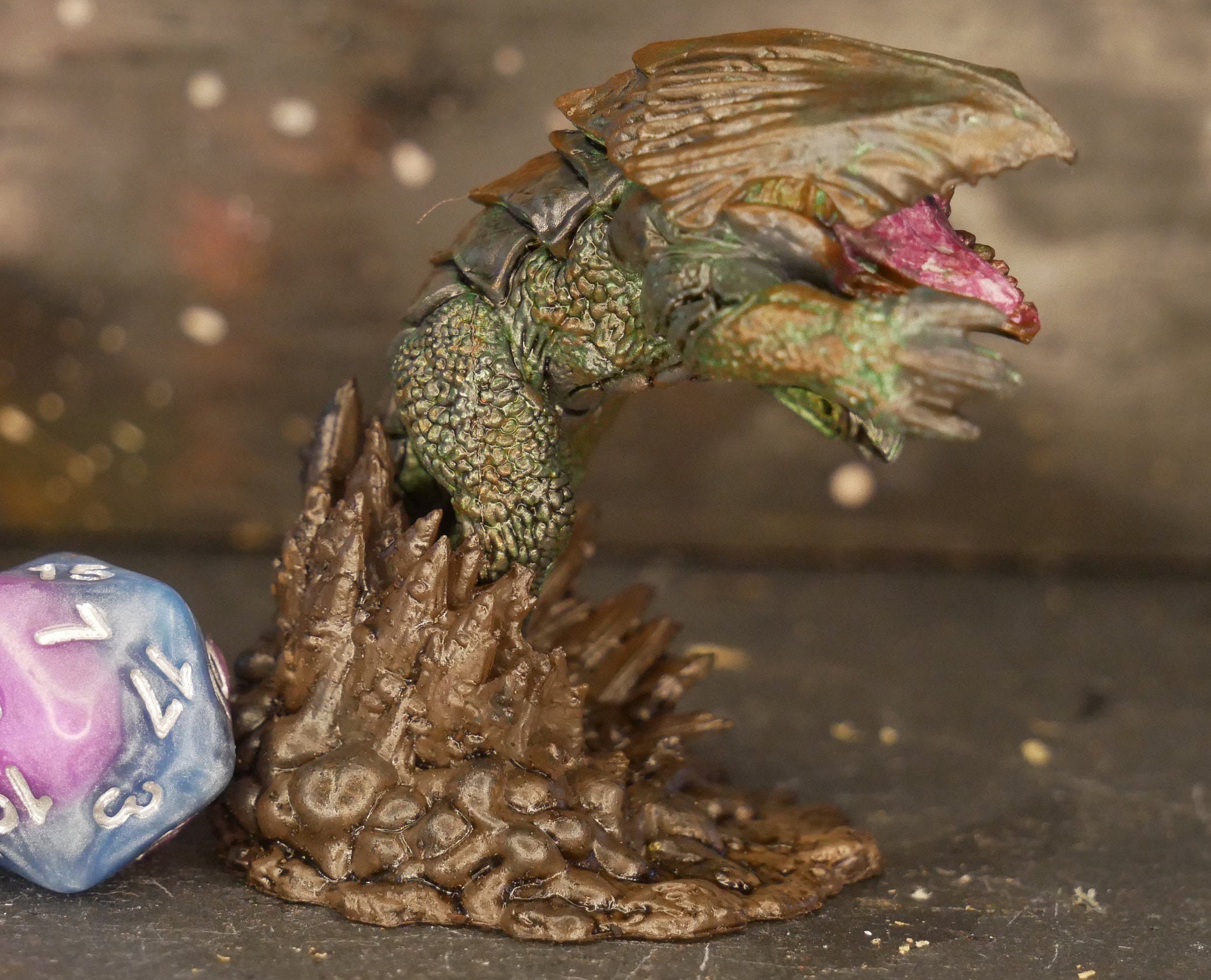 Custom-painted Relentless Bulette Miniature | TTRPG | Mini | DND | RPG ...