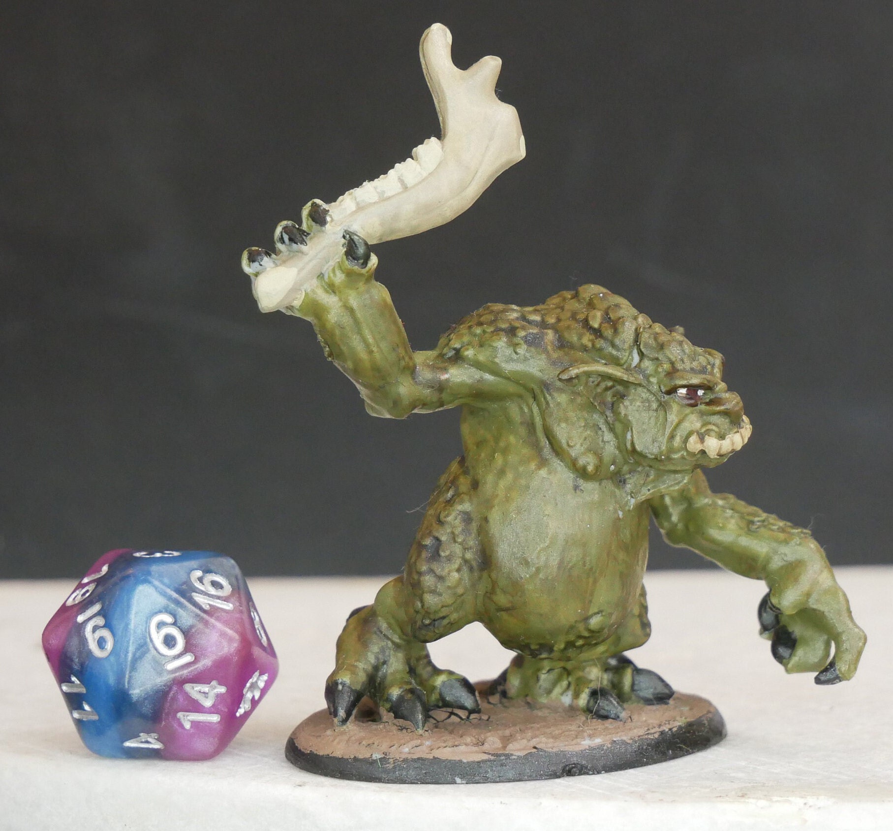 Hand Painted Cave Troll Miniature | TTRPG | Mini | DND | RPG ...