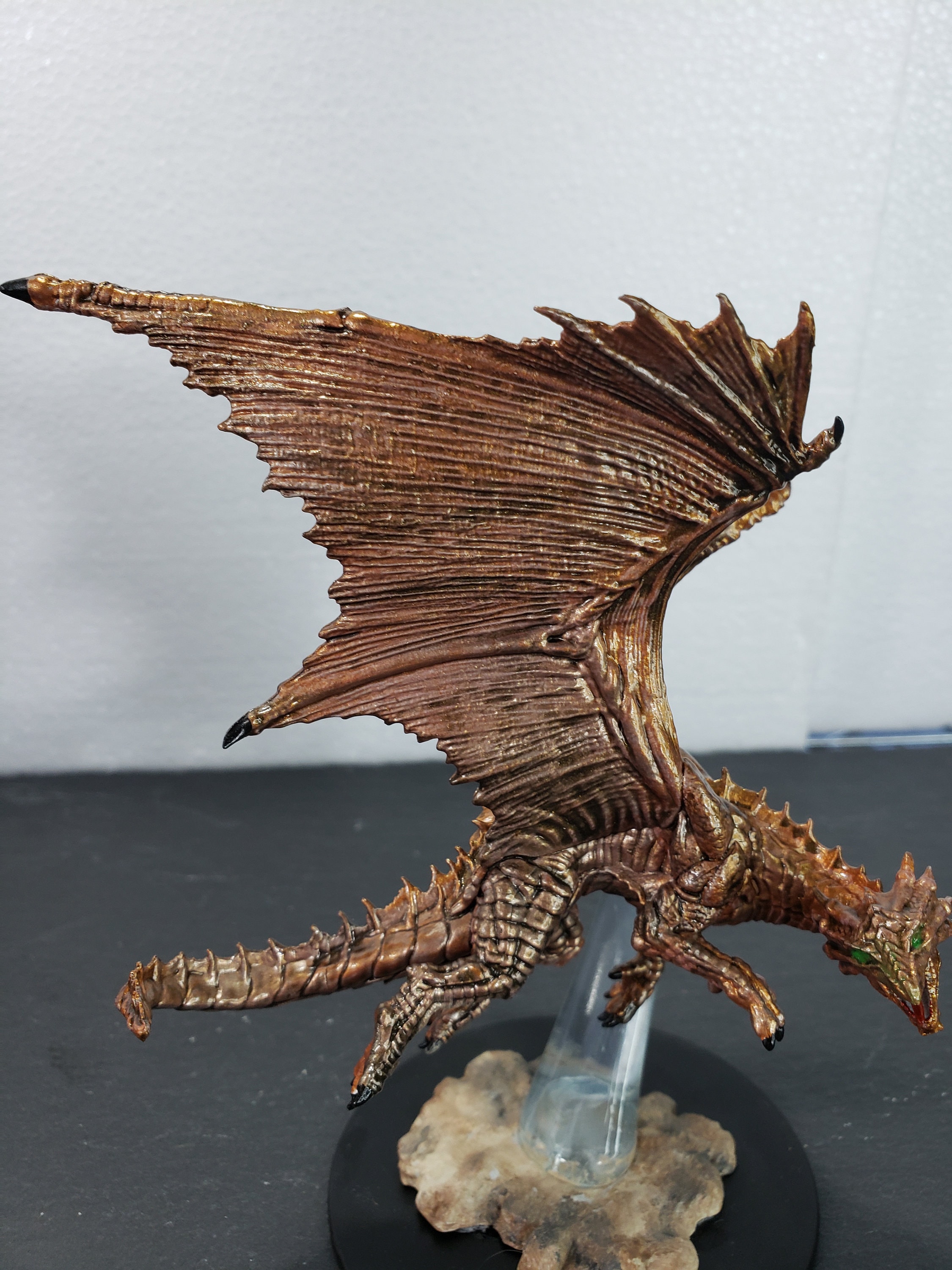 Custom-painted Everlasting Red Dracolich Miniature | TTRPG | Mini | DND ...
