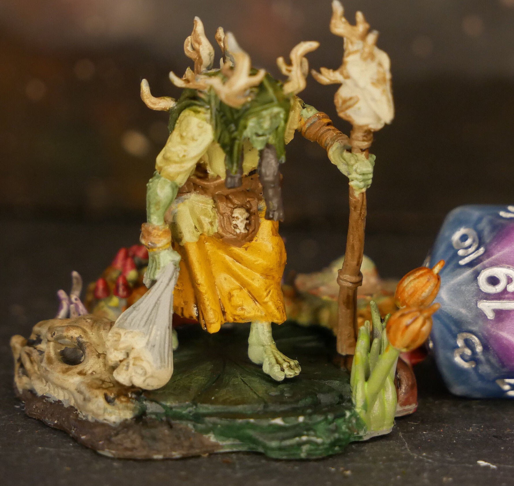 Custom-Painted Malevolent Hag Miniature | TTRPG | Mini | DND | RPG ...