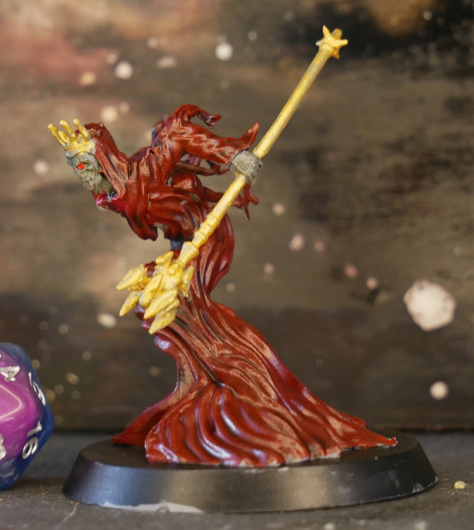 Hand-Painted Lich Miniature | TTRPG | Mini | DND | RPG — Hawksmoor's ...