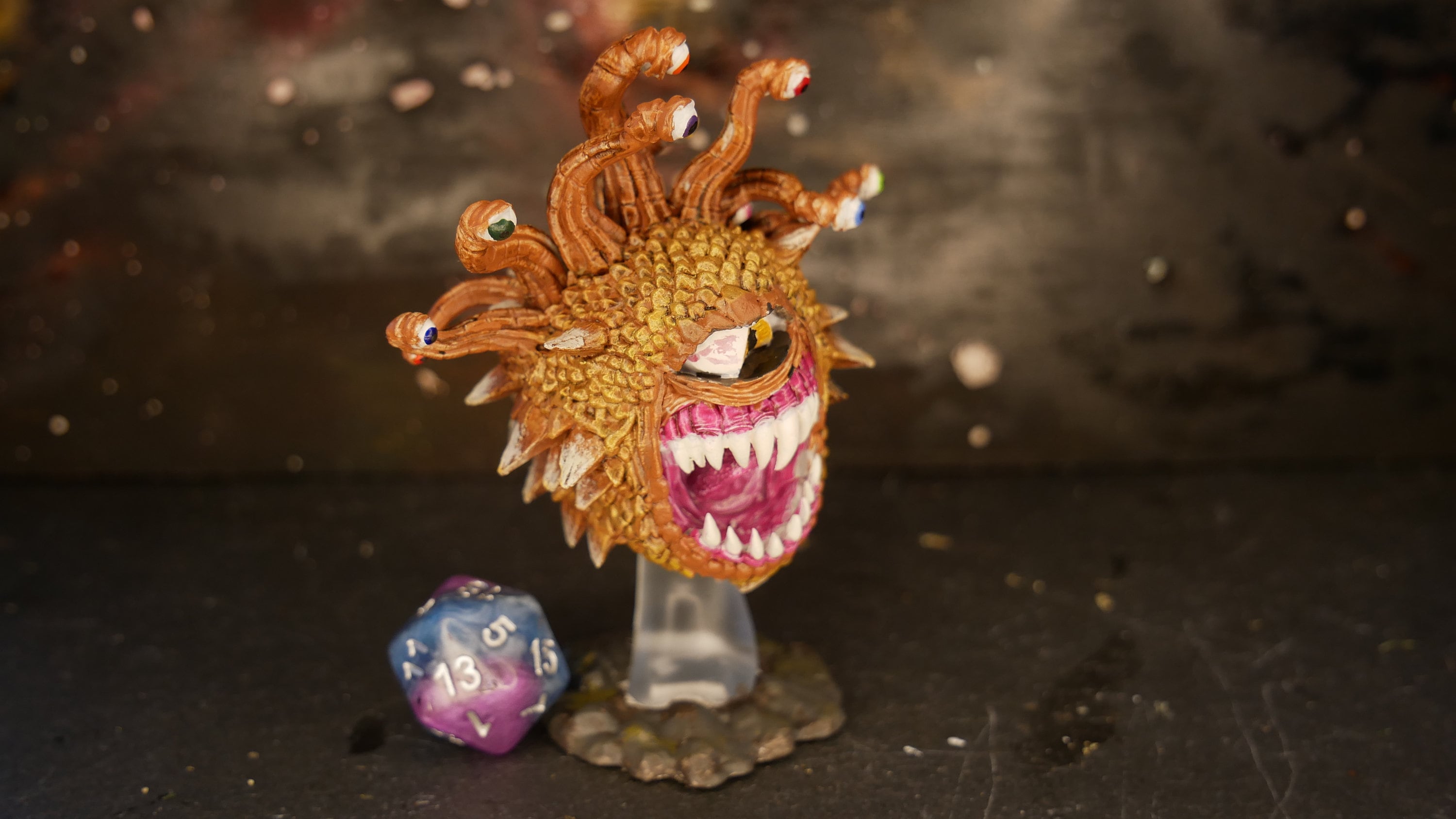 Custom-painted Beholder Miniature | TTRPG | Mini | DND | RPG ...