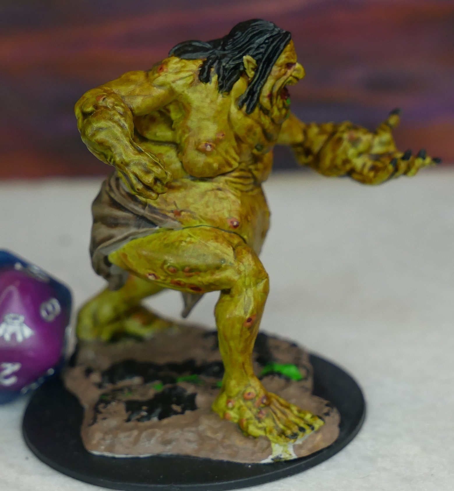 Hand Painted Vile Venom Troll Miniature | TTRPG | RPG | DND — Hawksmoor ...
