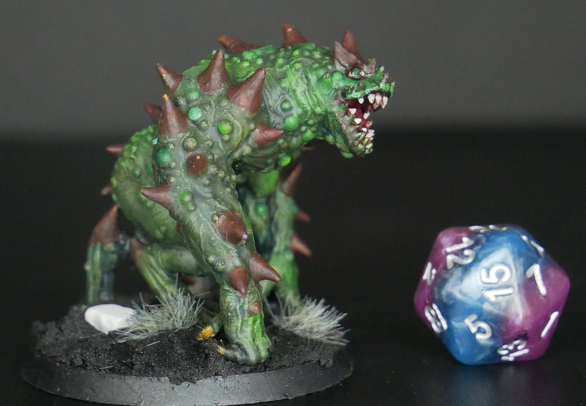 Custom Painted Green Slaad (variant) miniature | TTRPG| RPG | DND ...