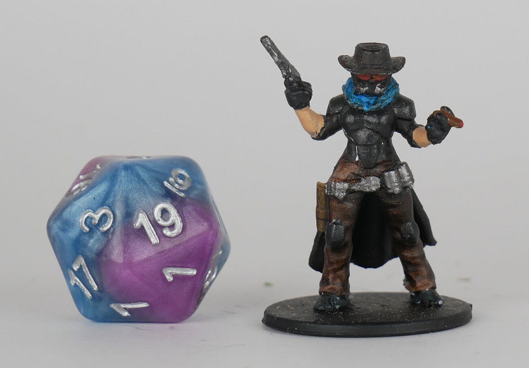Hand Painted Sci Fi Cowboy/outlaw Miniature Sci Fi - Etsy