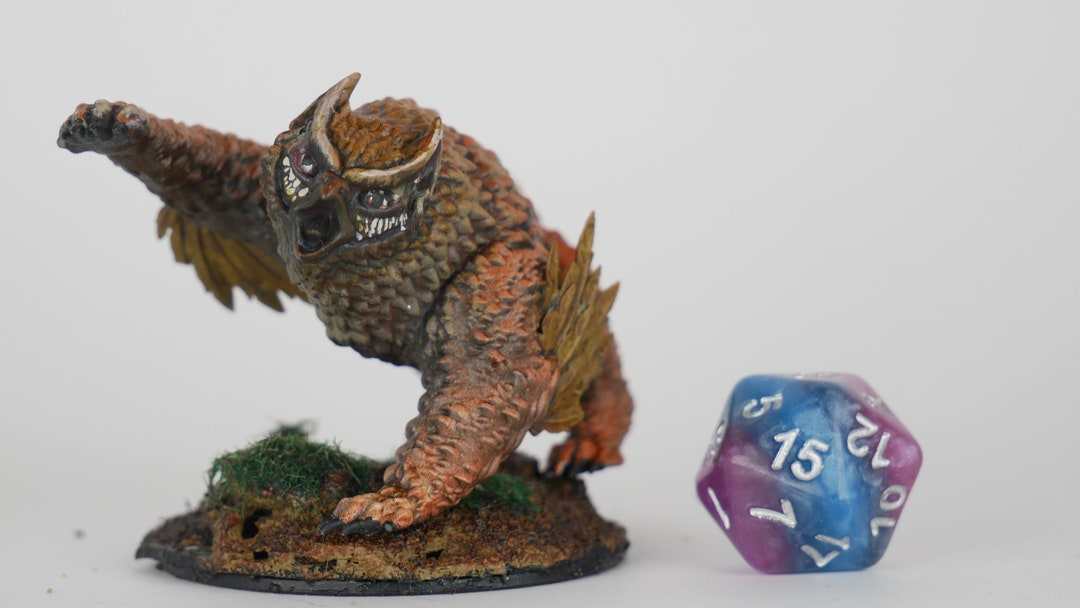 Hand Painted Owlbear Miniature TTRG RPG DND - Etsy
