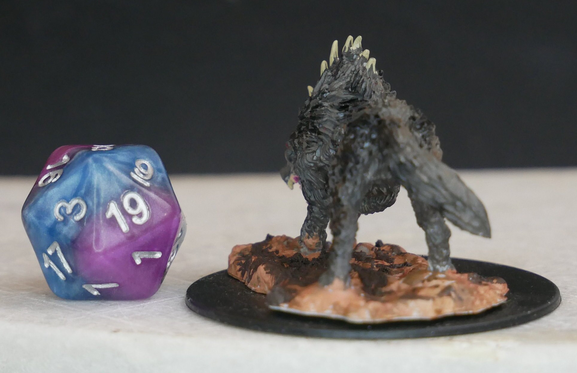 Hand-painted Deadly Dire Wolf miniature | TTRPG | RPG | DND — Hawksmoor ...