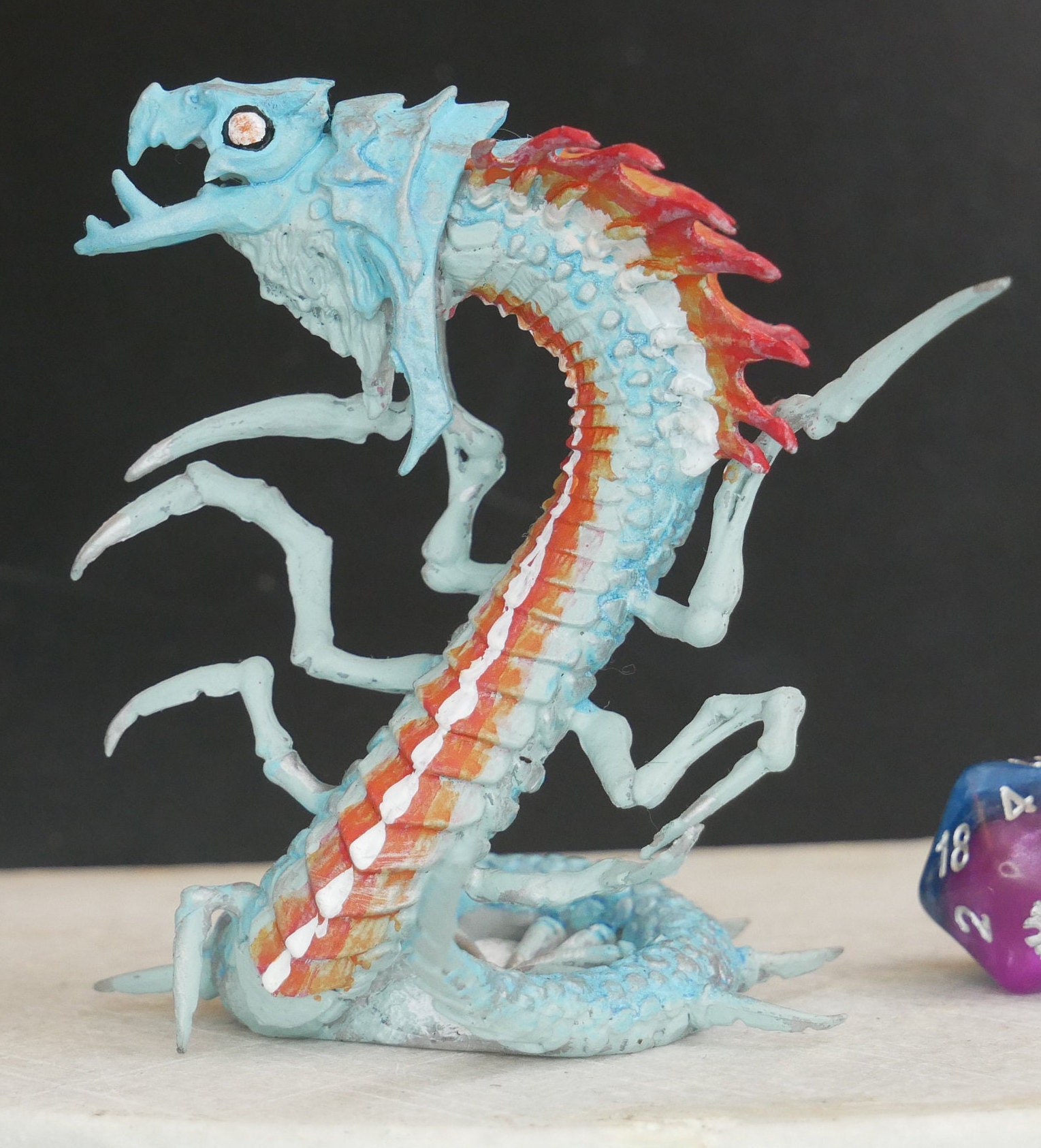 Hand Painted Remorhaz miniature | DND | TTRG | RPG — Hawksmoor's Menagerie