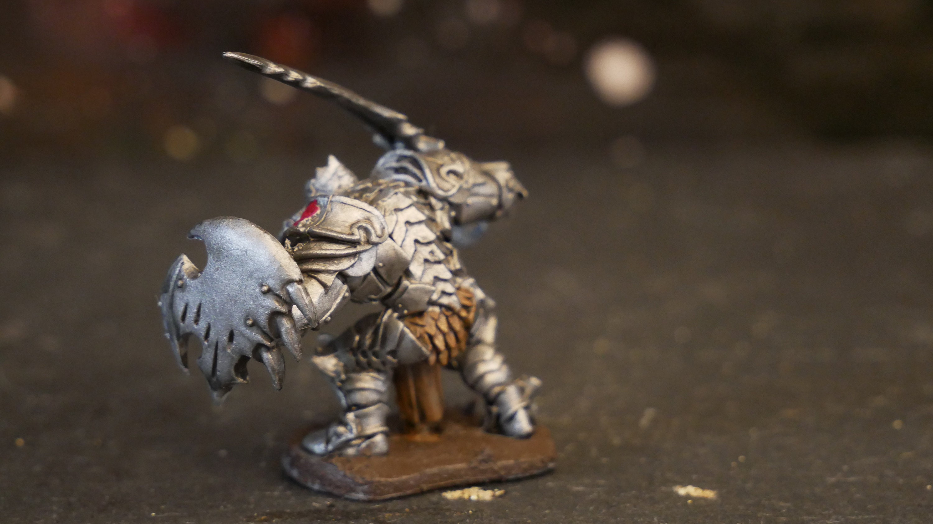 Custom-painted Deadly Dark Warrior Miniature | TTRPG | Mini | DND | RPG ...