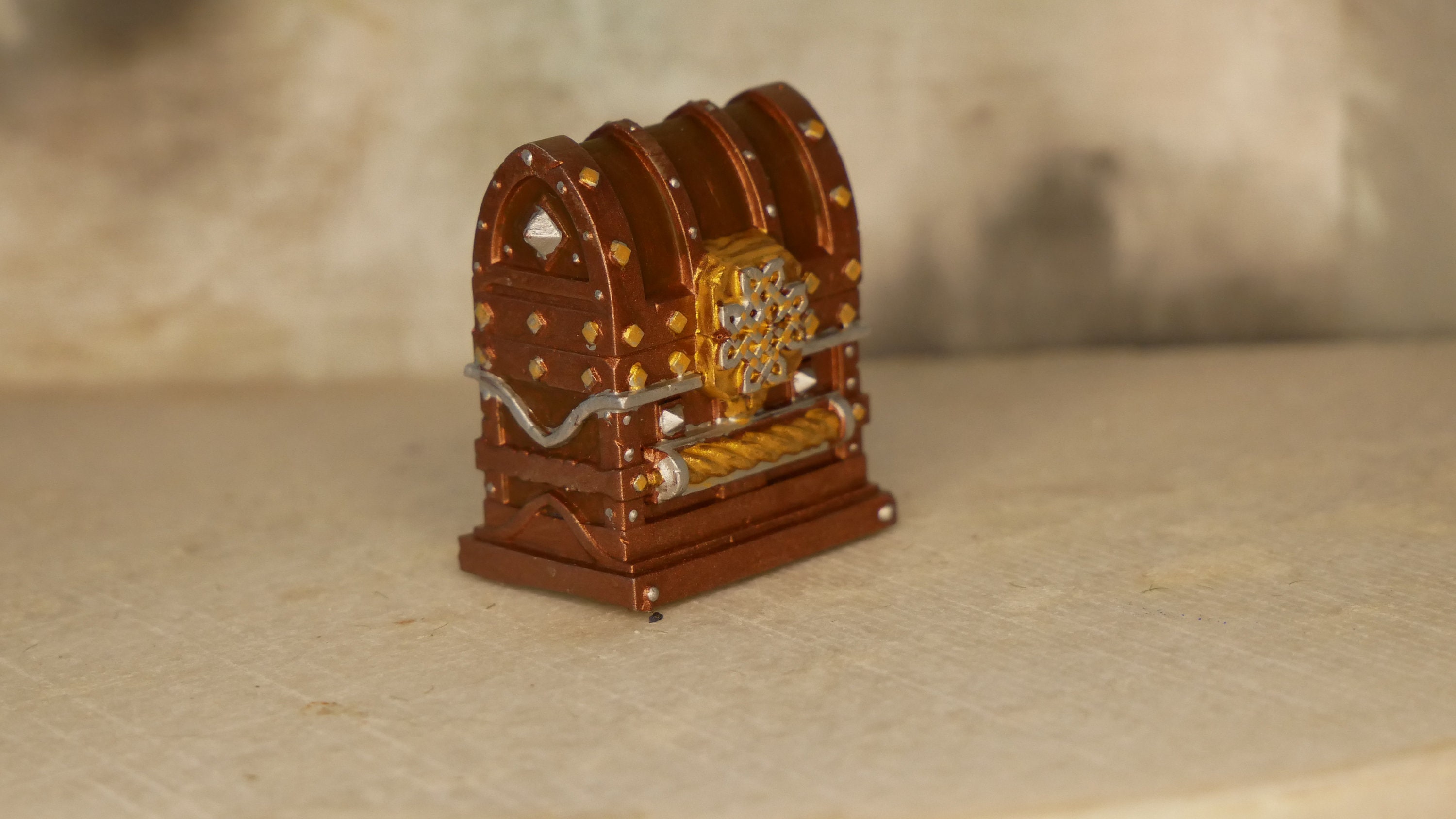Hand-painted Treasure Chest Miniature | TTRPG | Mini | DND | RPG ...