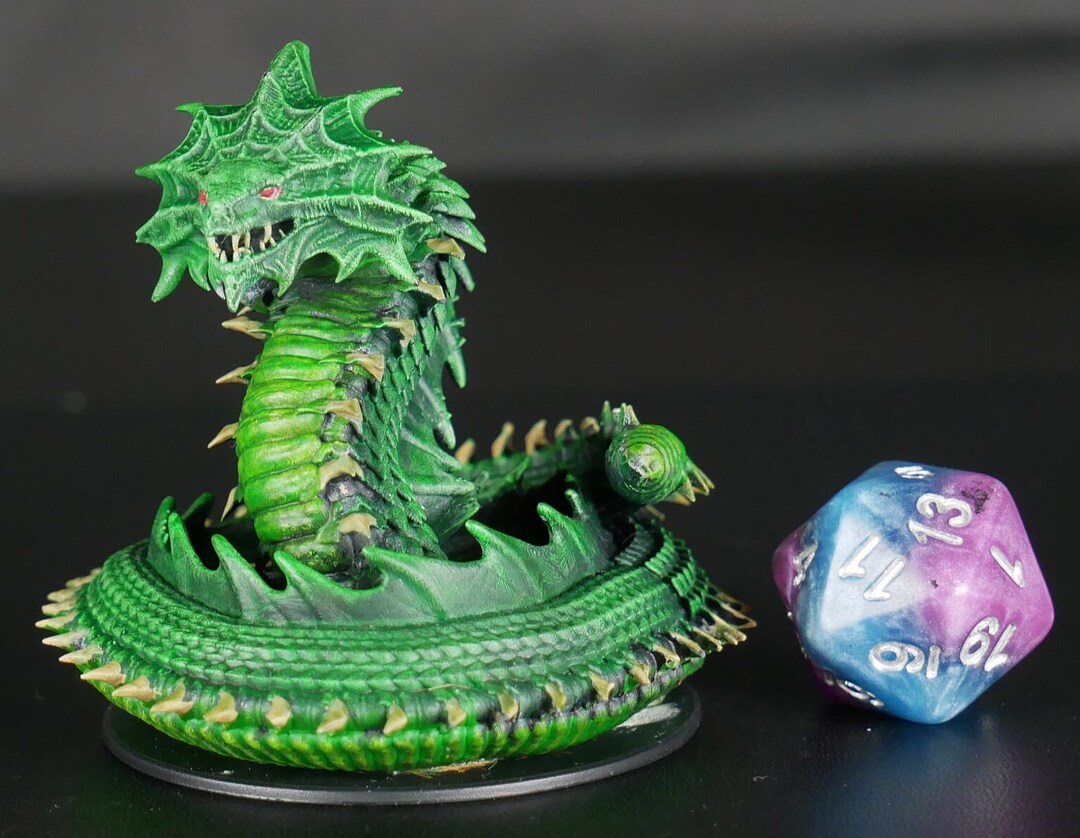 Hand Painted Naga/serpent Miniature TTRPG RPG DND - Etsy