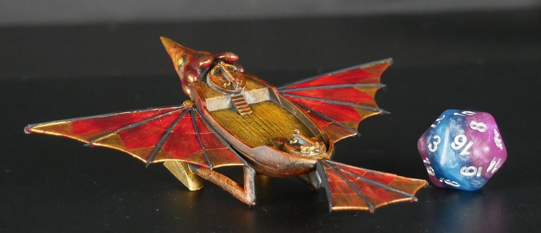 Hand Painted Spelljammer Ship Miniature TTRPG RPG DND - Etsy