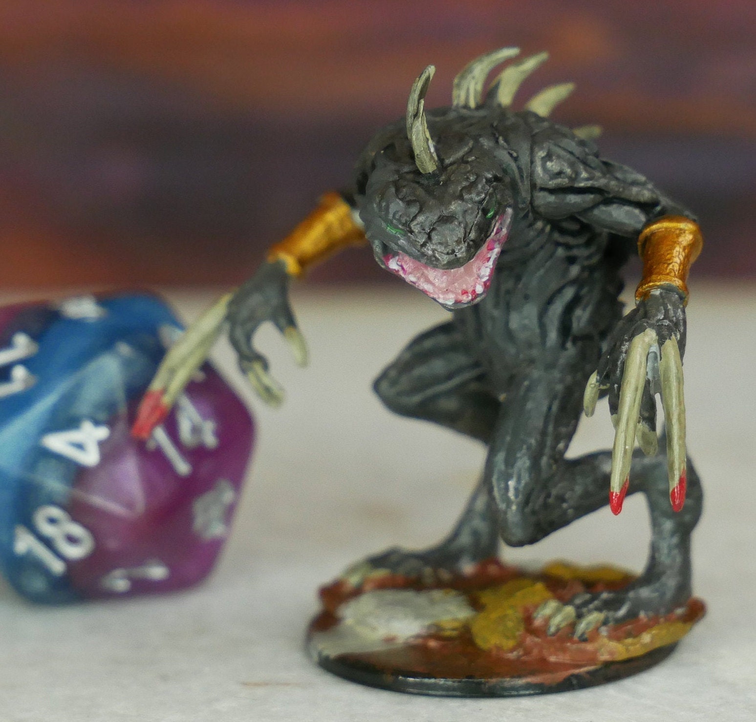 Commission- Please Do Not Purchase Custom-painted Death Slaad Miniature ...