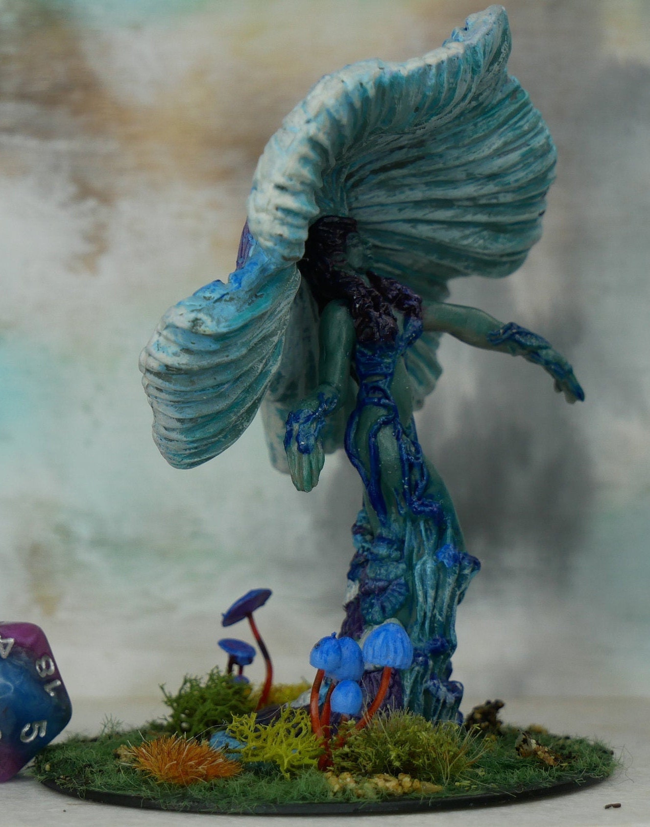 Hand-painted mysterious Myconid Queen miniature | TTRPG | Mini | DND ...
