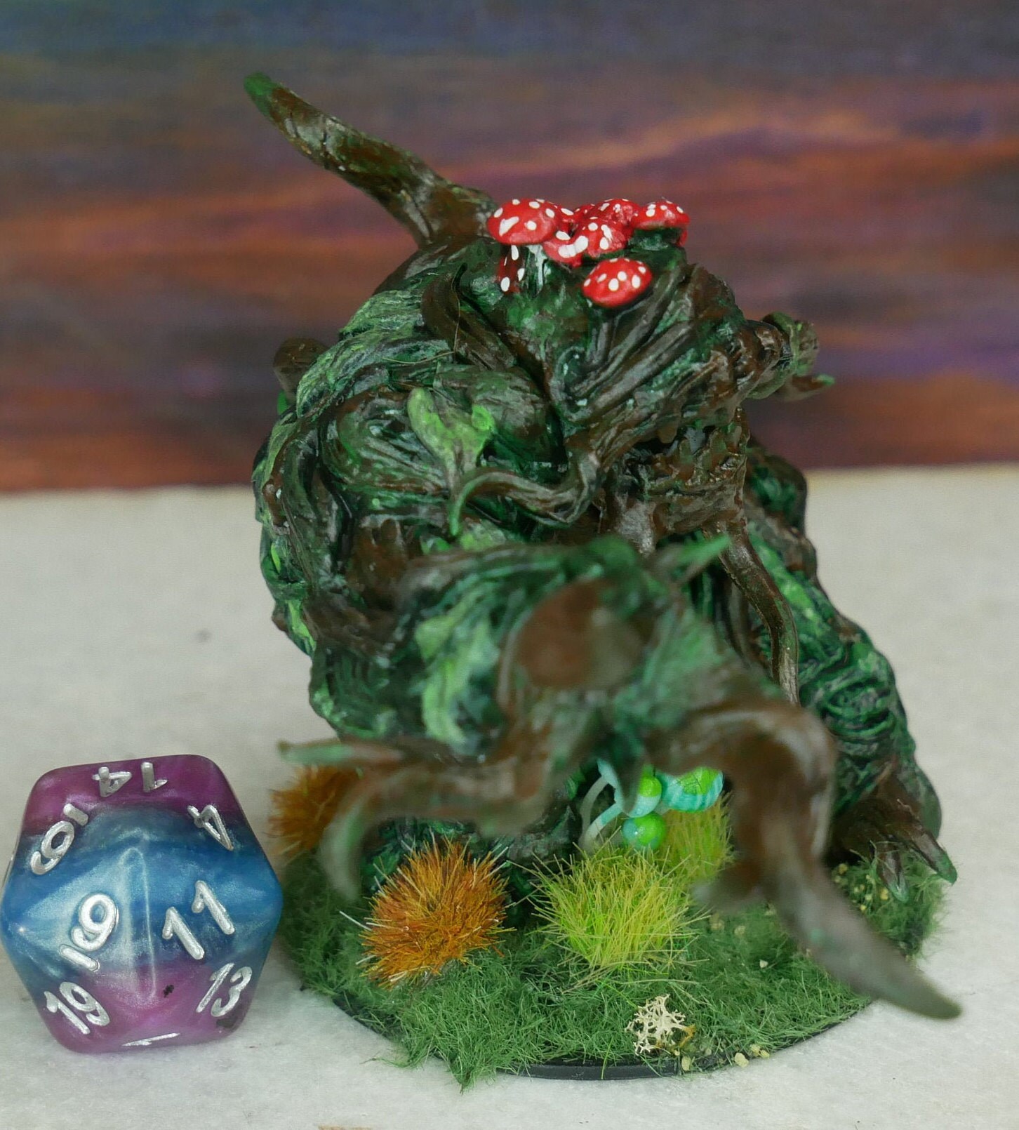 Custom-painted Ravenous Shambling Mound Miniature | TTRPG | Mini | DND ...