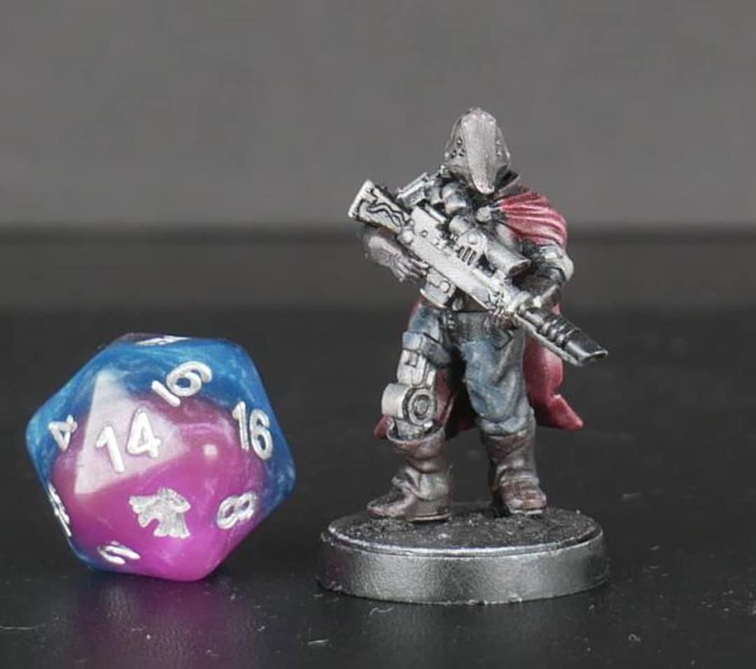 Hand Painted Cyborg Gunner Miniature | SCI FI | Stargrave | Star Wars ...