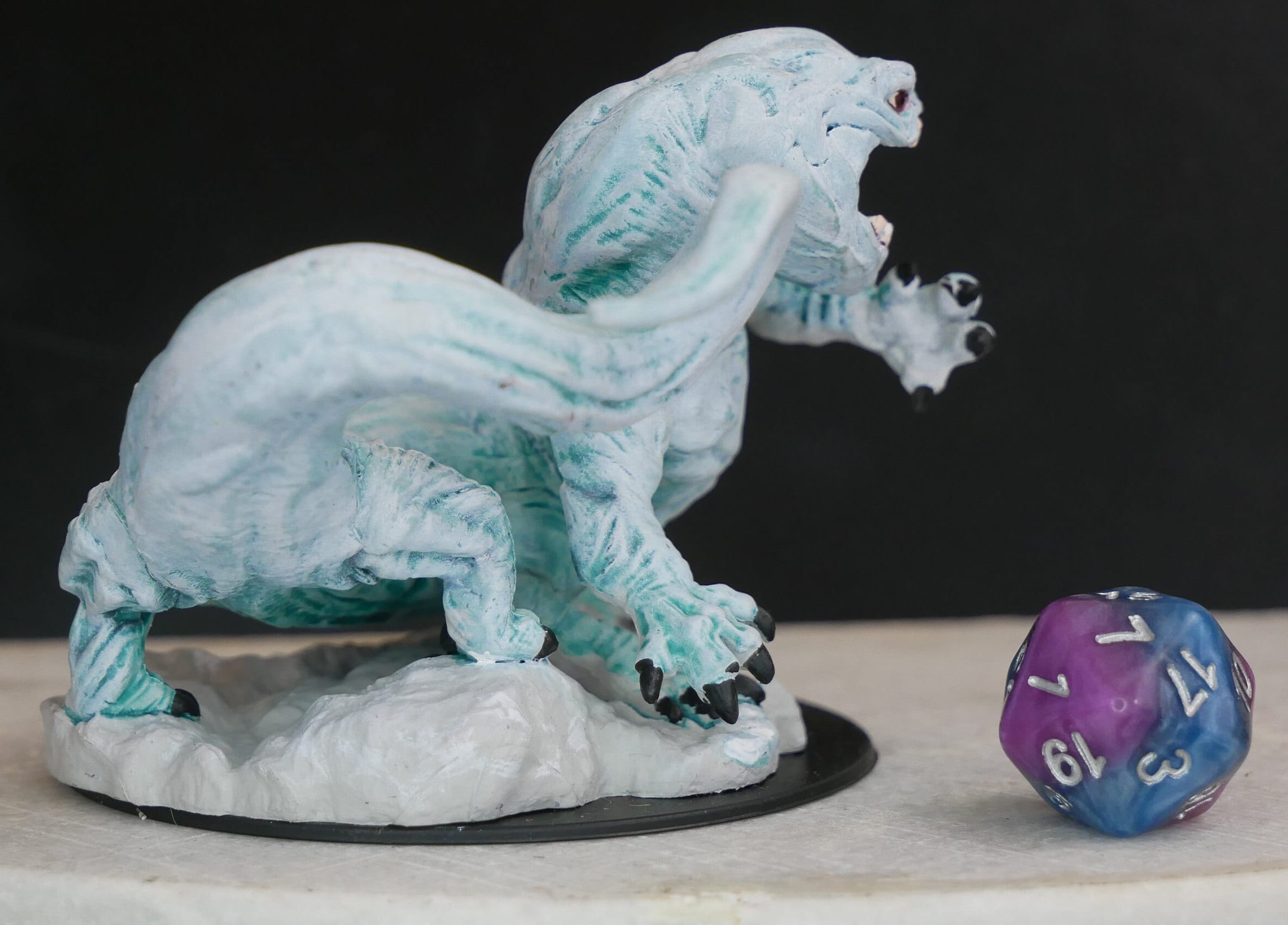 Hand-painted Frost Salamander miniature | TTRPG | RPG | DND — Hawksmoor ...
