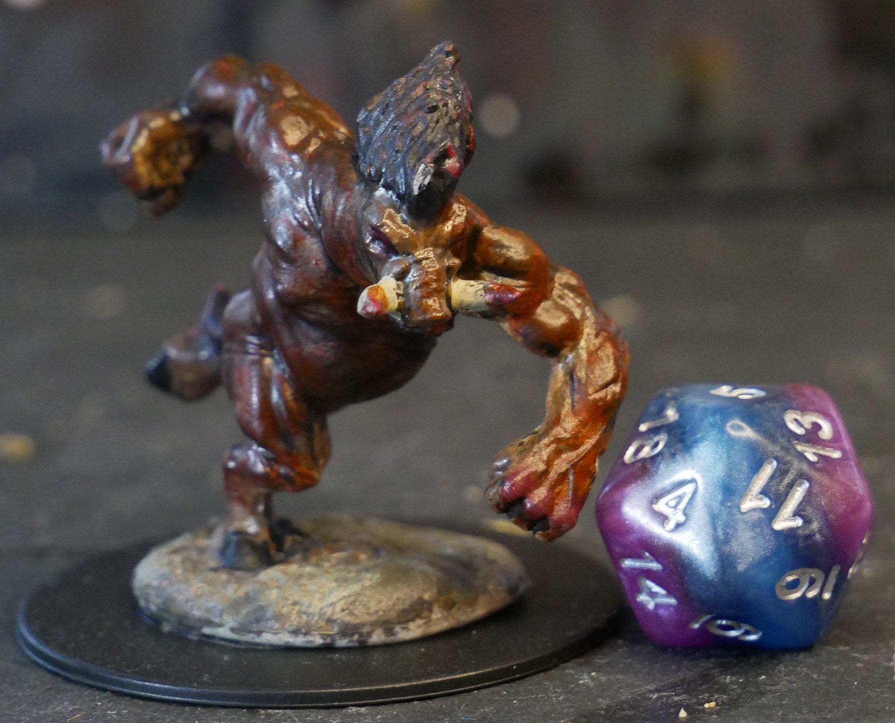 Custom-Painted Savage Wereboar Miniature | TTRPG | Mini | DND | RPG ...