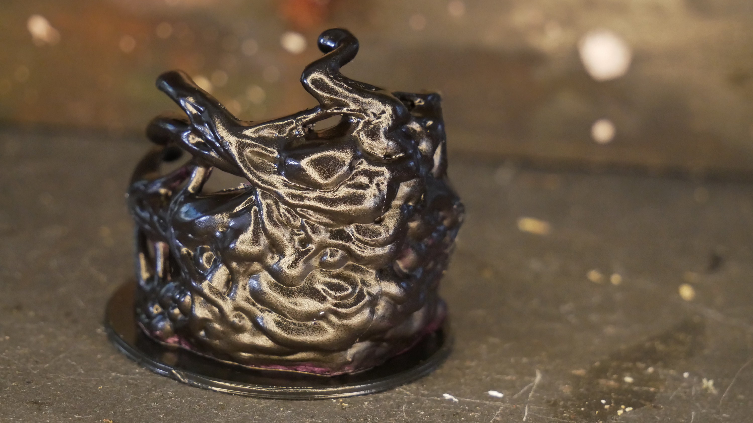 Hand-painted medium Black Pudding Miniature | TTRPG | Mini | DND | RPG ...