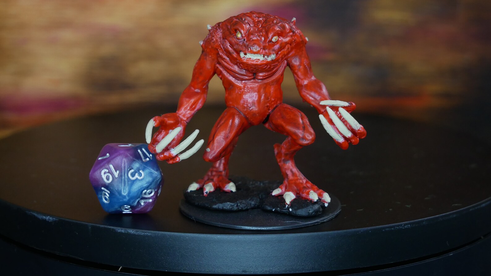 Hand Painted Malevolent Red Slaad miniature TTRPG RPG | Etsy