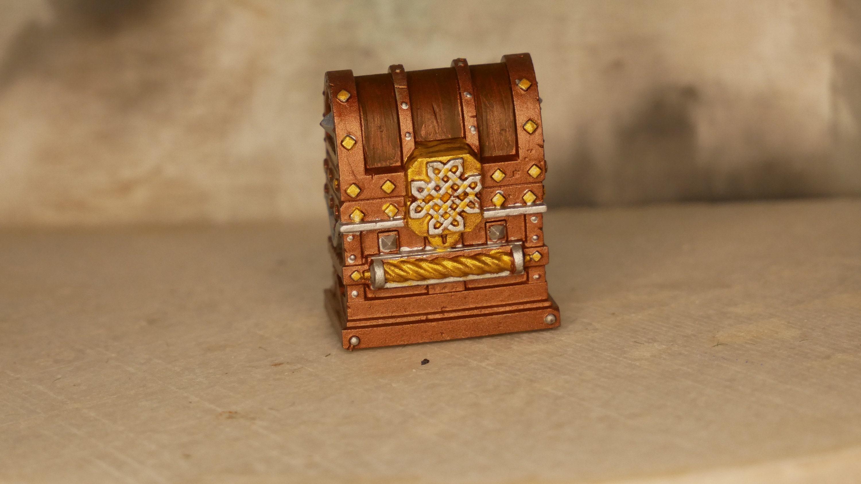 Hand-painted Treasure Chest Miniature | TTRPG | Mini | DND | RPG ...