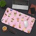 Kawaii Boba Milk Tea Desk Mat Bubble Tea Desk Mat XXL Japanese Gaming ...