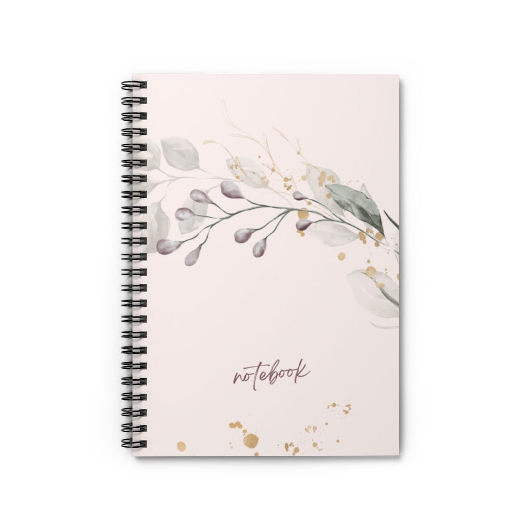 Boho Floral Notebook | Bohemian Aesthetic Flowers Diary Journal | Boho ...